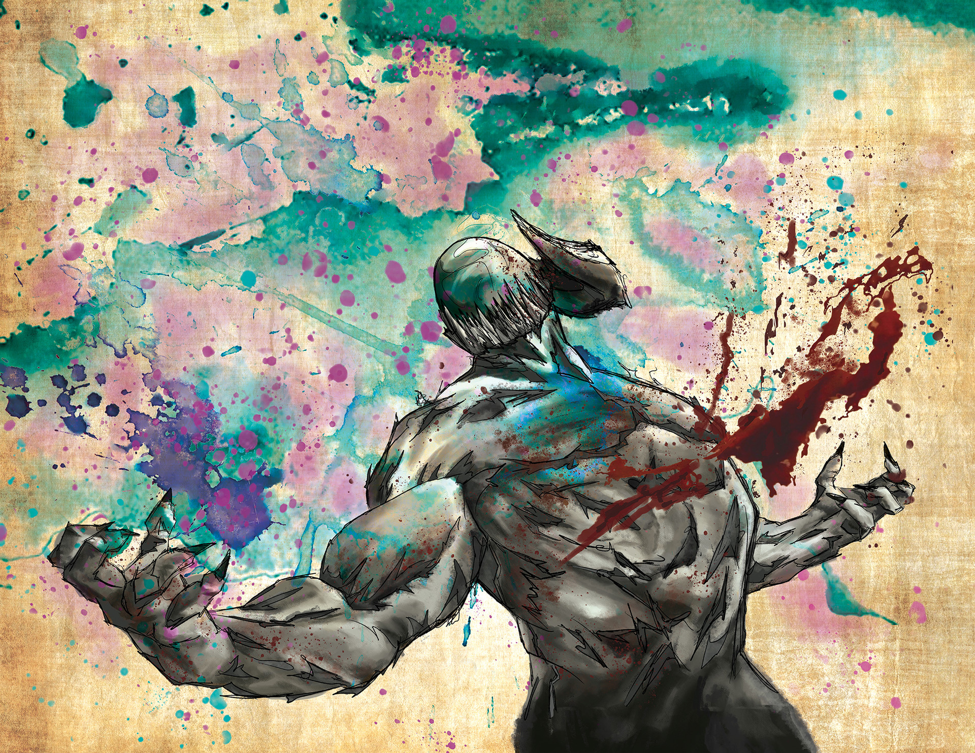 ArtStation - monster splatter