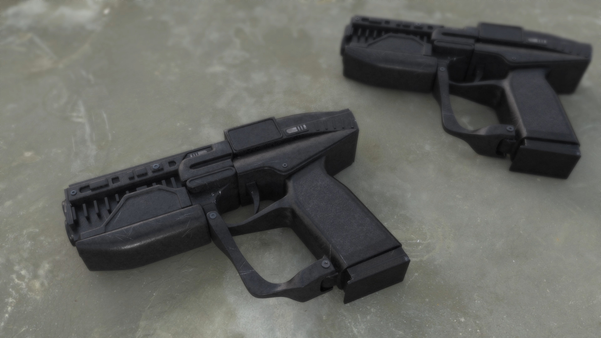 ArtStation - Futuristic Handgun