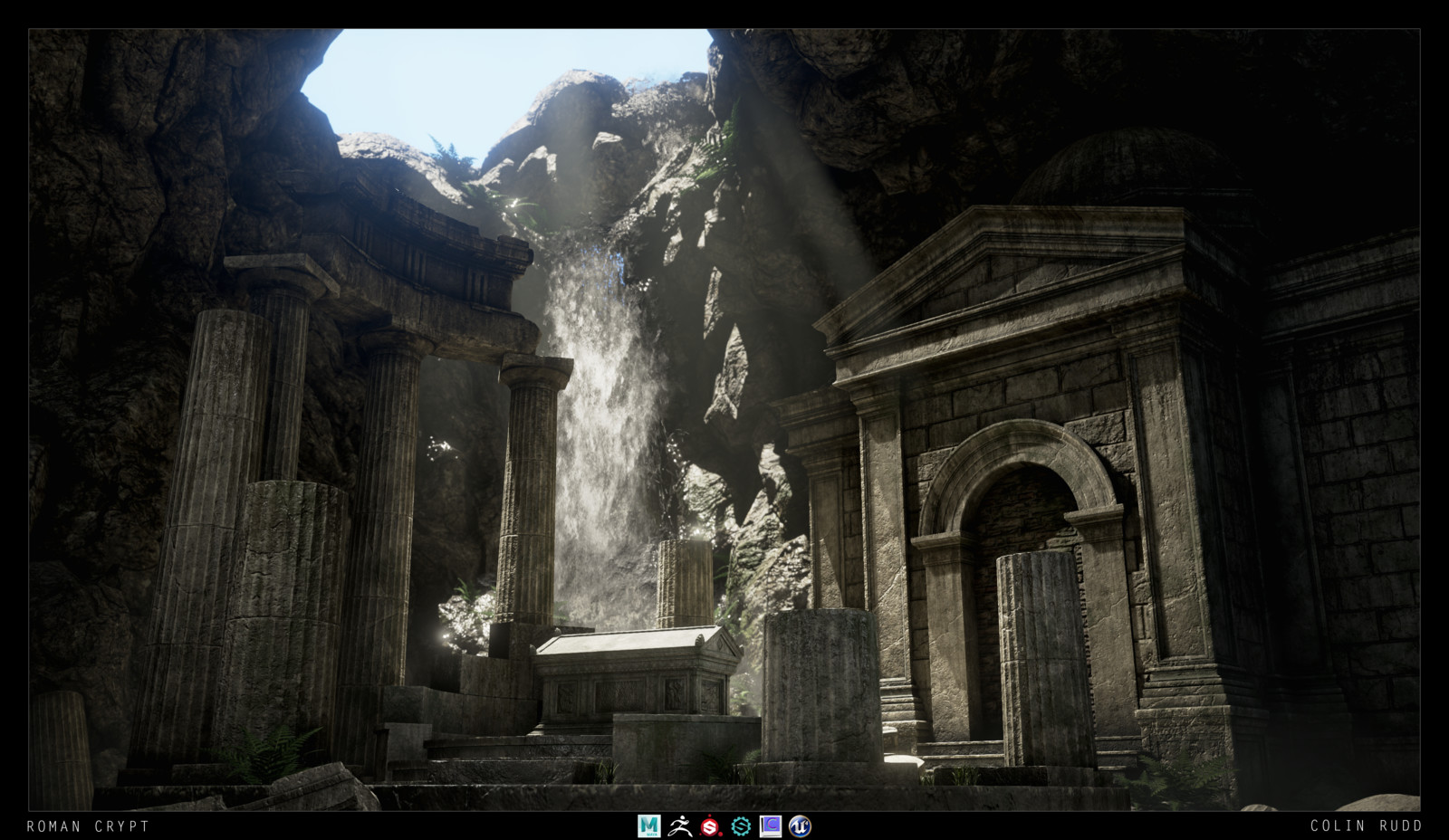 Colin Rudd - Roman Crypt - UE4 Environment