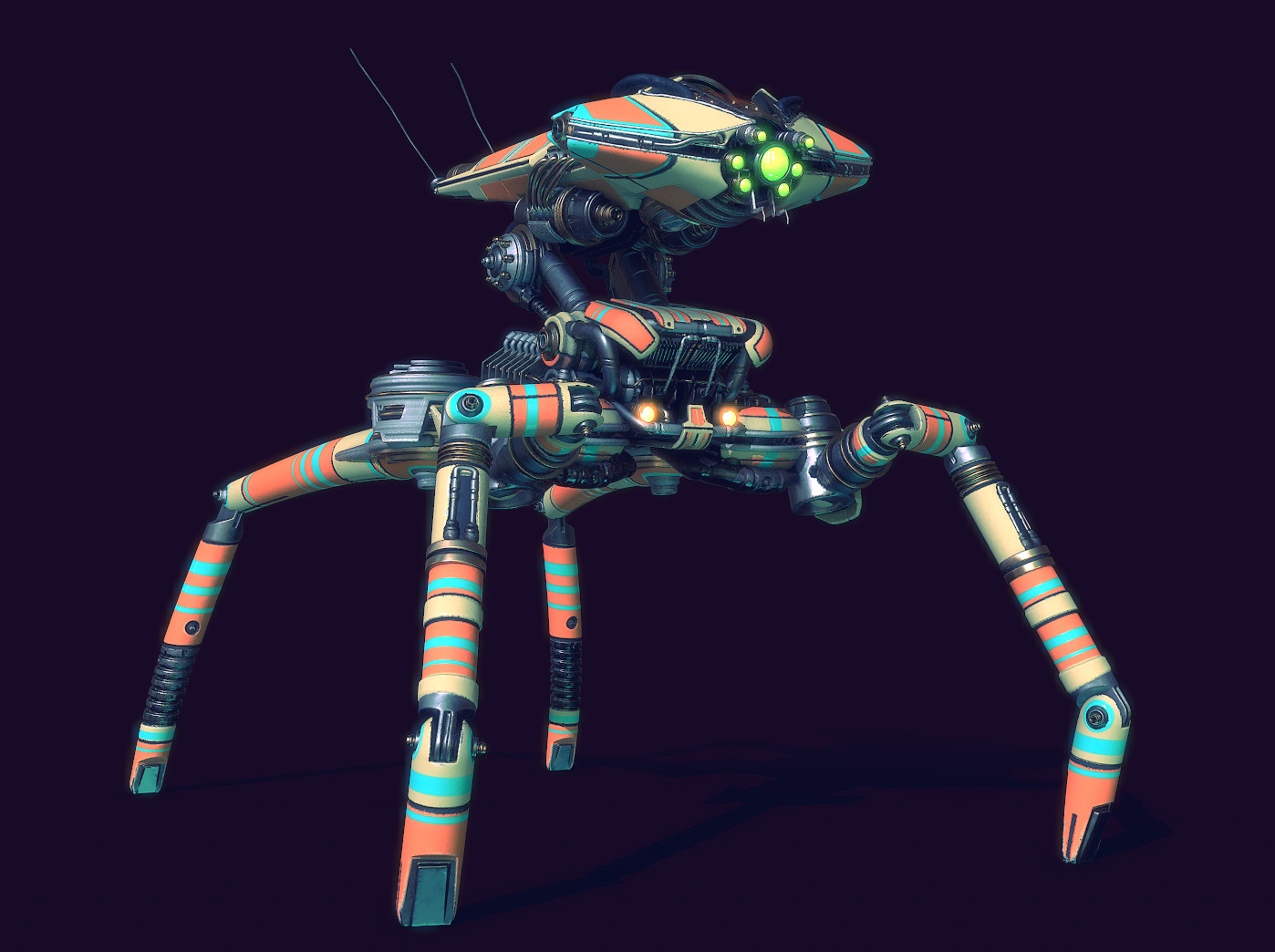 ArtStation - Recon Mech