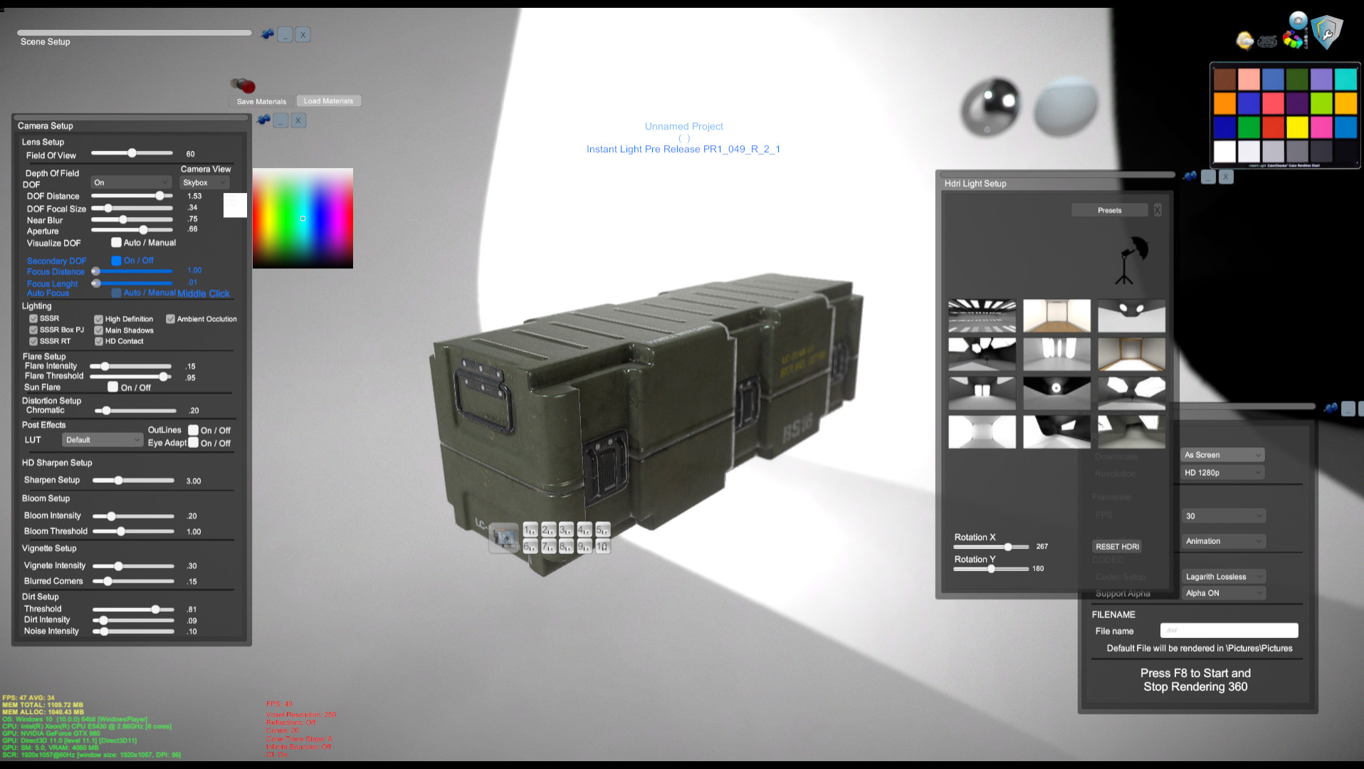 ArtStation - Testing of the New Look Dev Workflow in Instant Light.