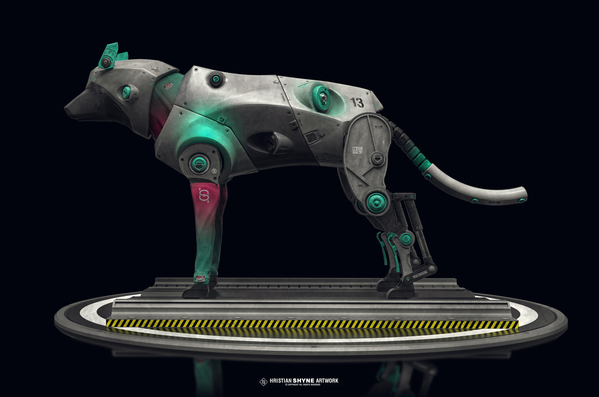 ArtStation - Mecha Wolf