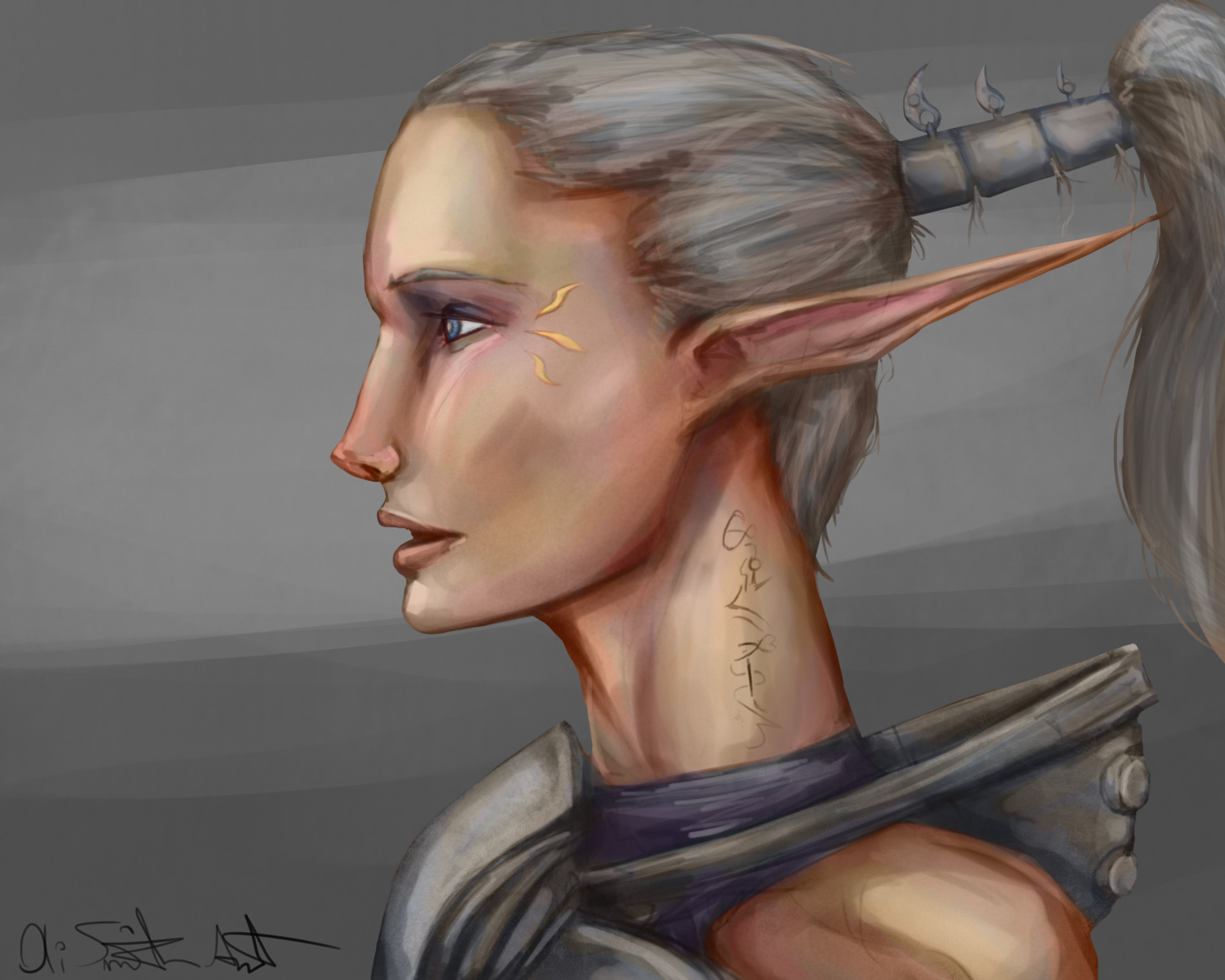 Oli Smith - Mikome : Dark Elf Raider, High Elf Honourguard