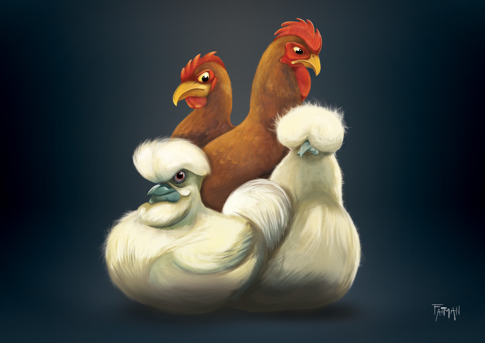 ArtStation - Chickens