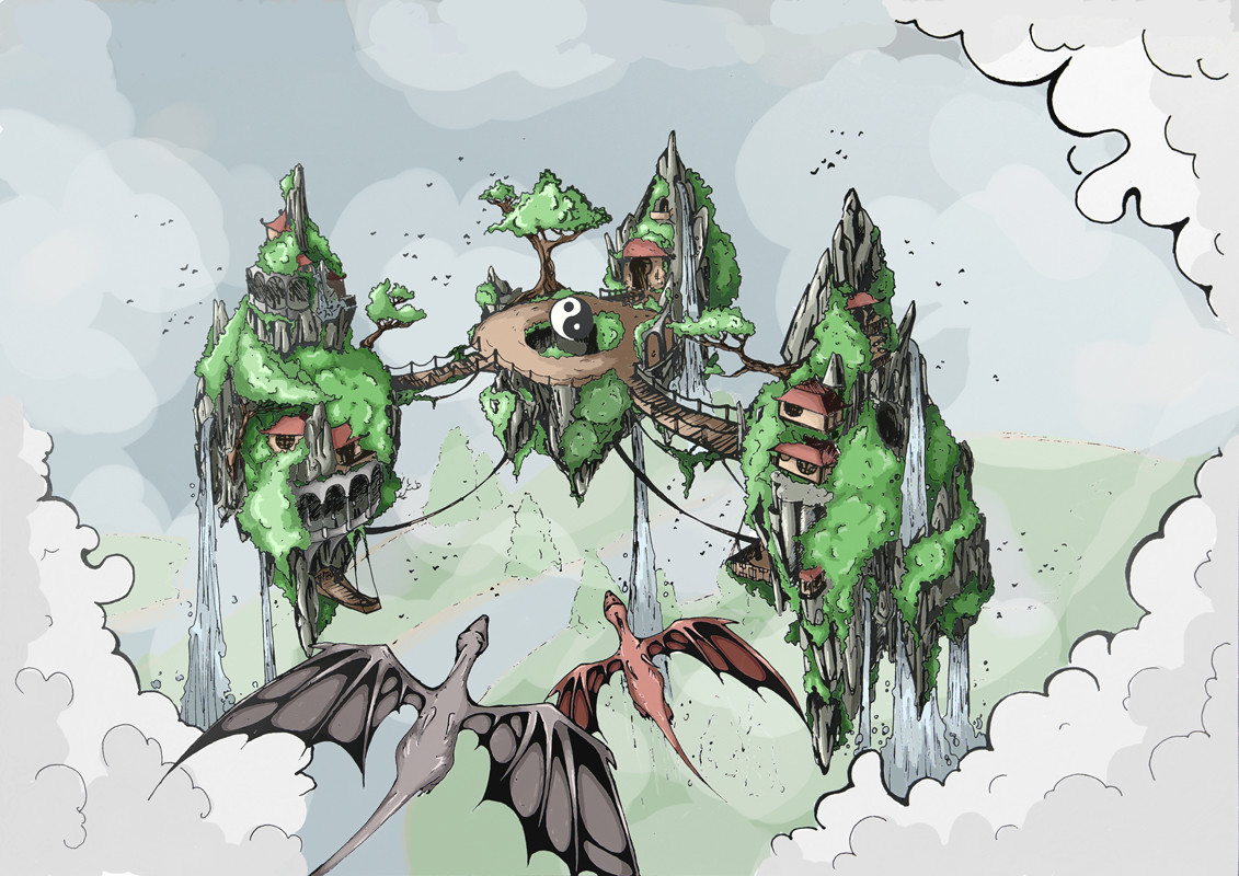 ArtStation - Heaven-Tear City