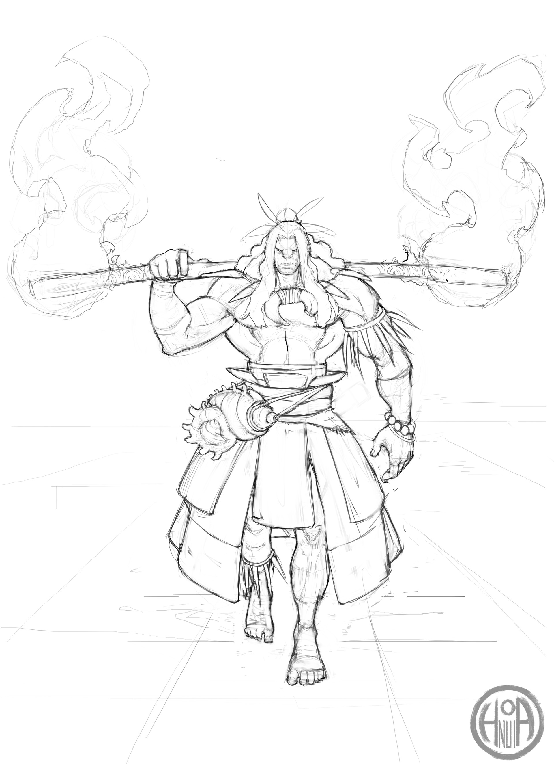 Hoanui Ekouma Ndong - CDC (Maori Warrior) - Oro, God of War