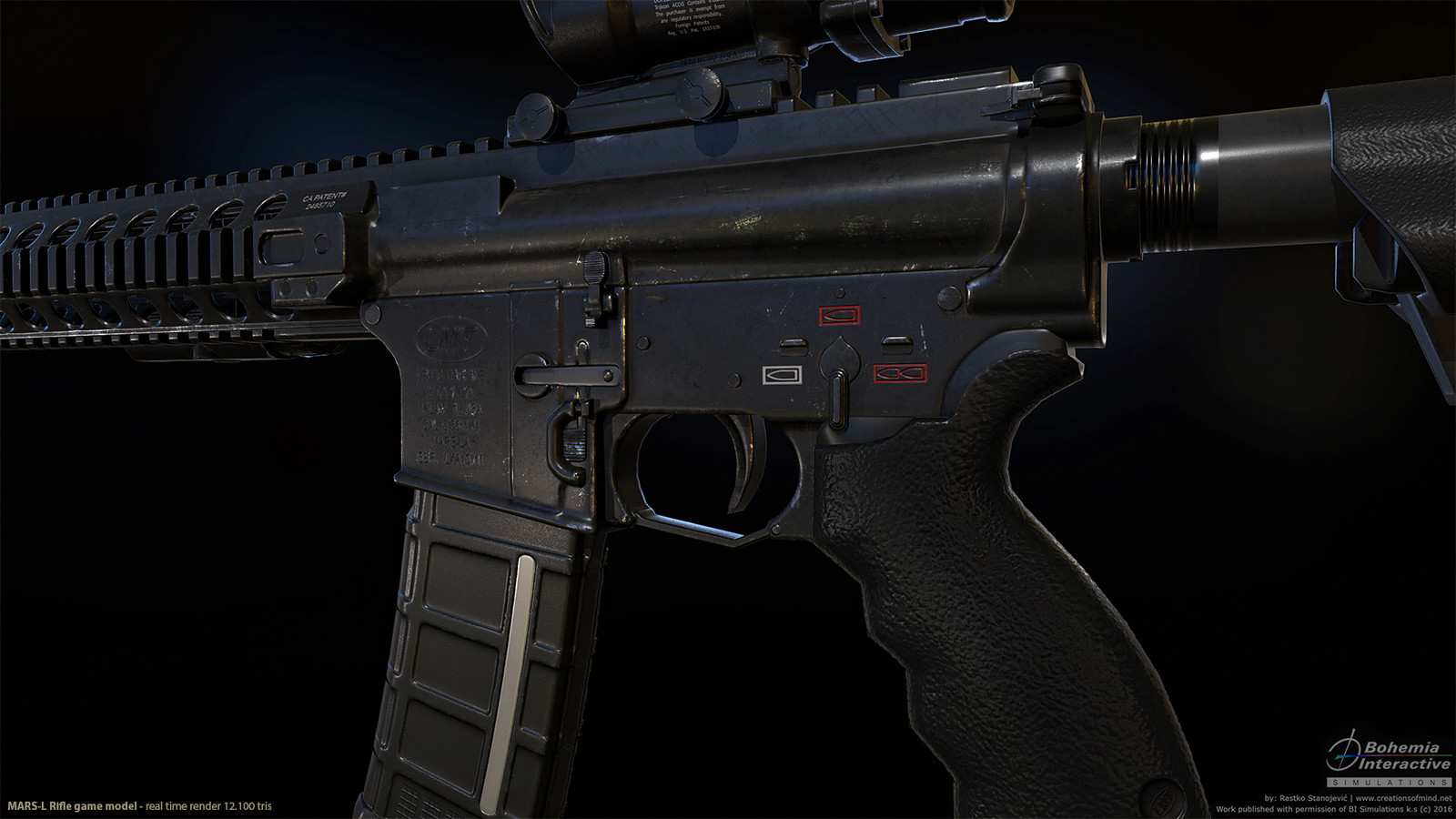 Rastko Stanojevic - Rifle Mars-L (game model 2016)