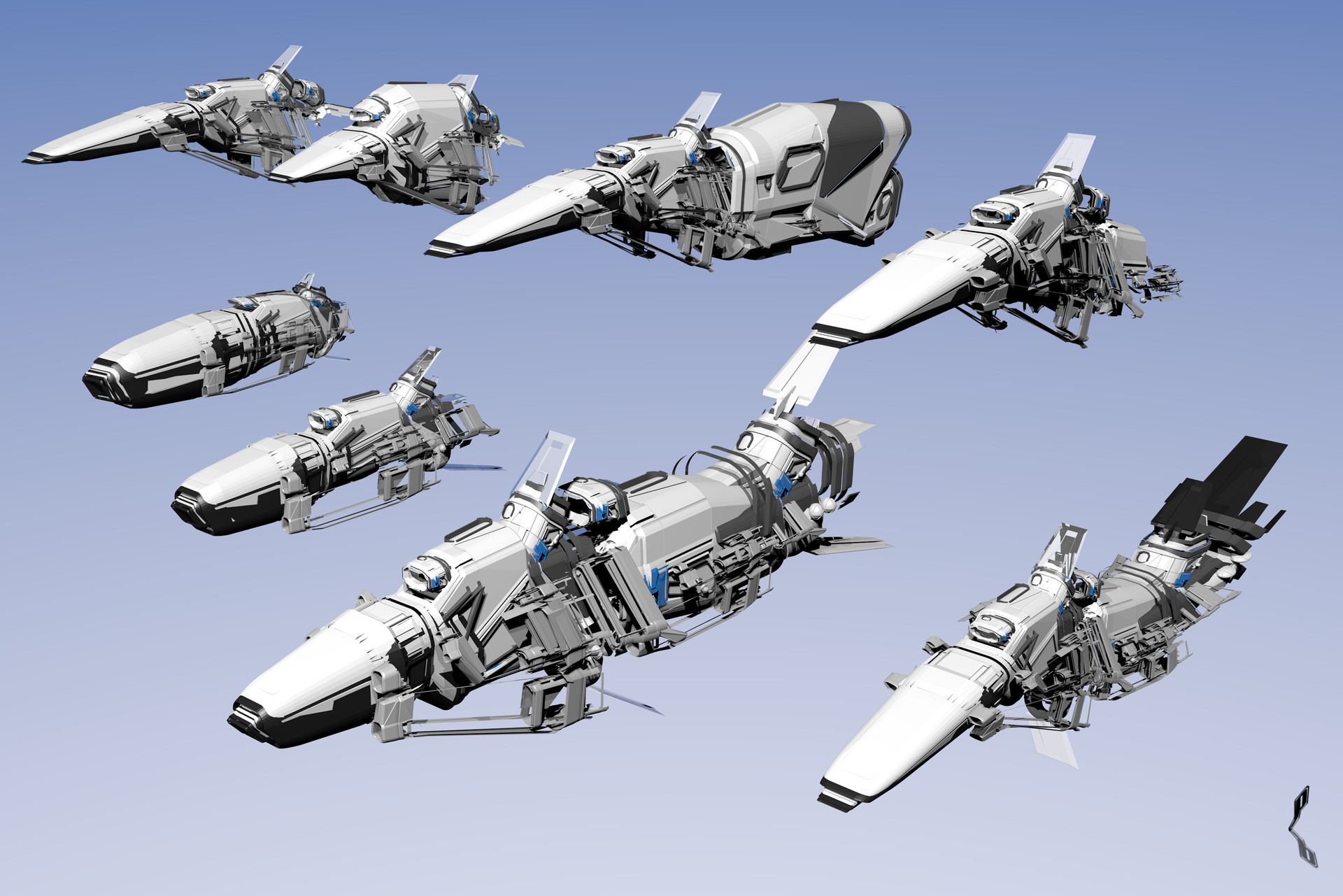 ArtStation - Space Fleet.