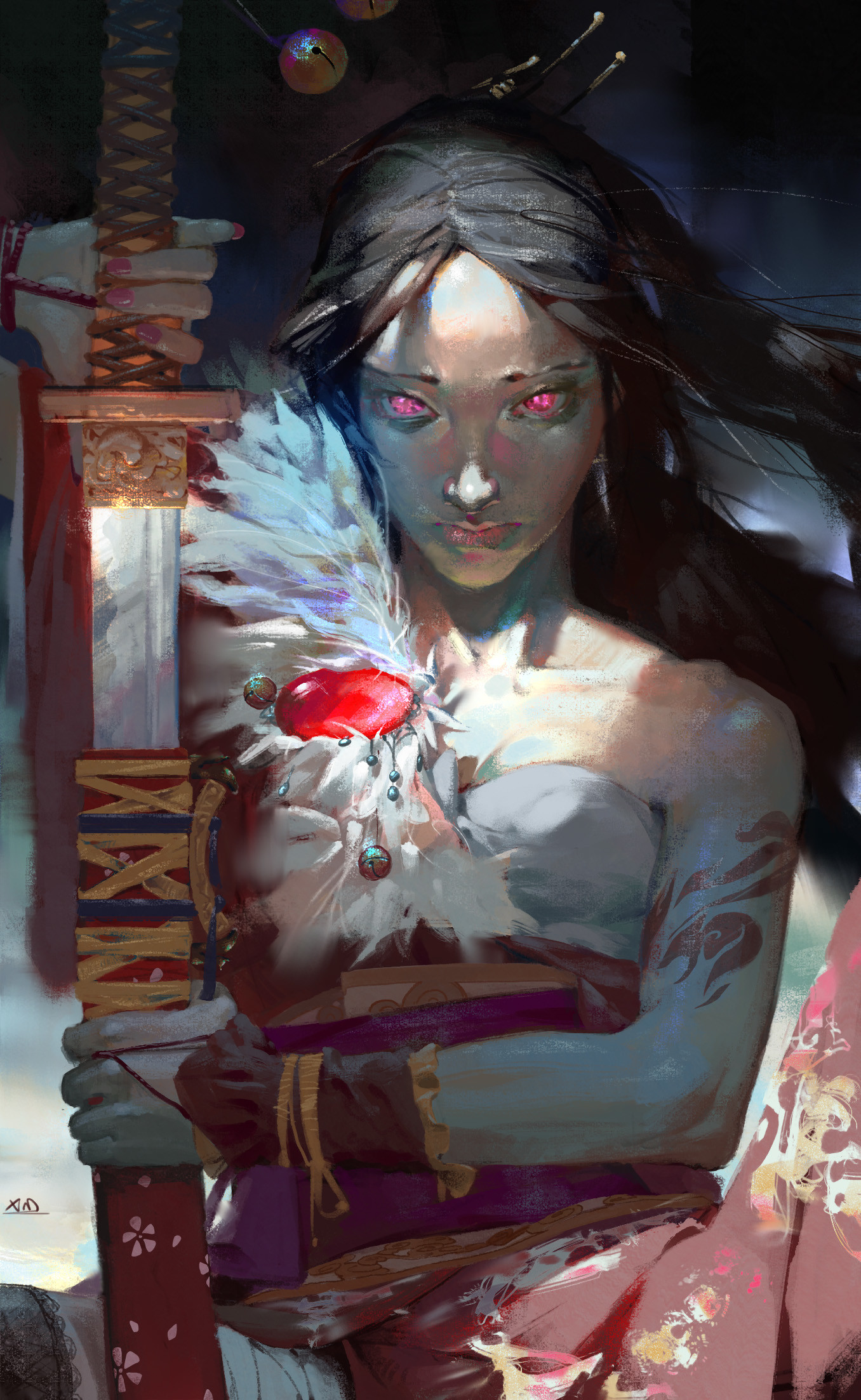 ArtStation - Demon fox