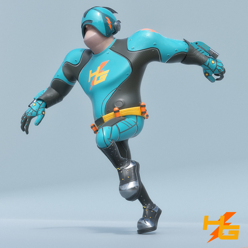 ArtStation - HyperGuy - Game Character