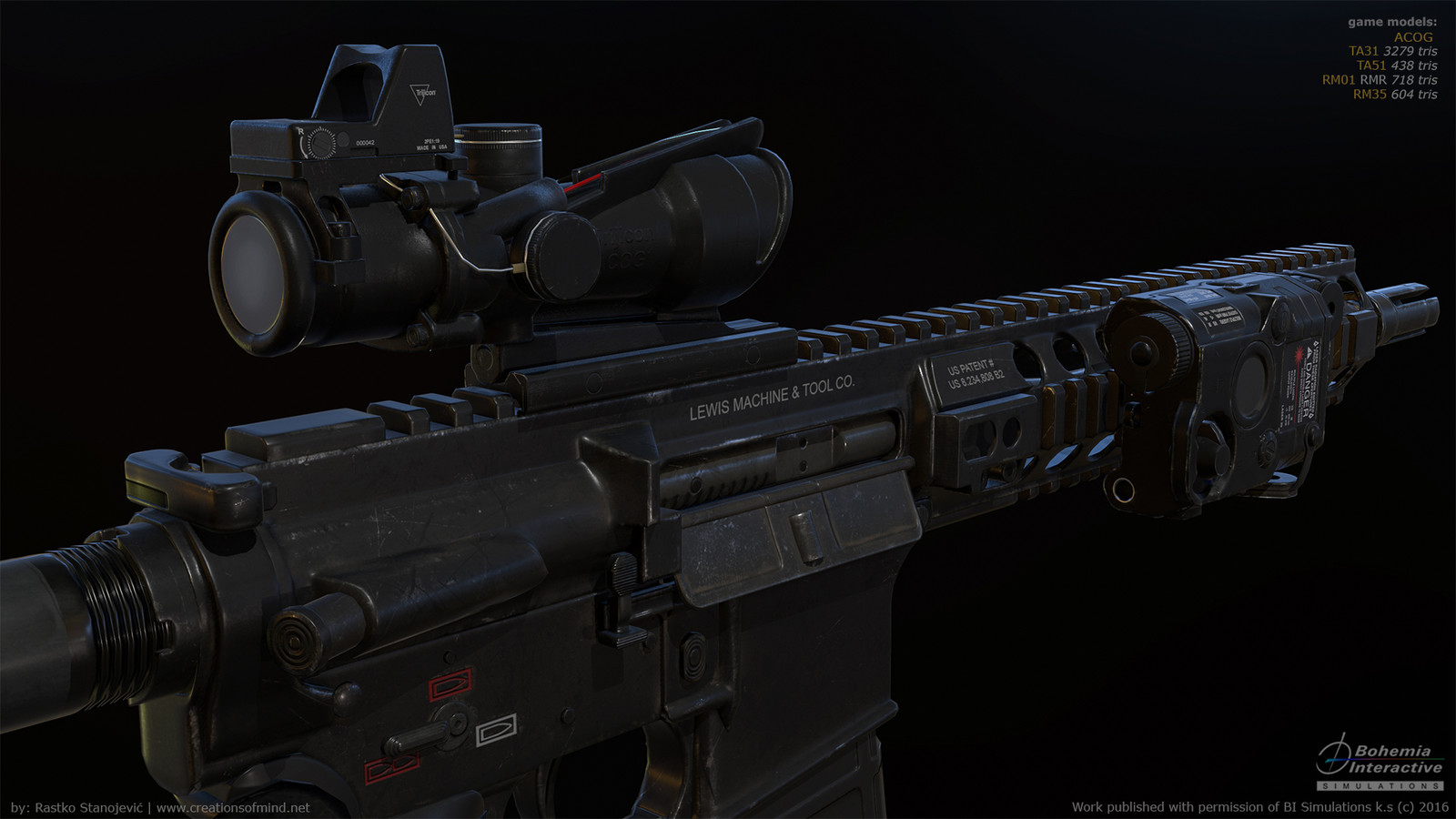 Rastko Stanojevic - Trijicon Acog (game models)