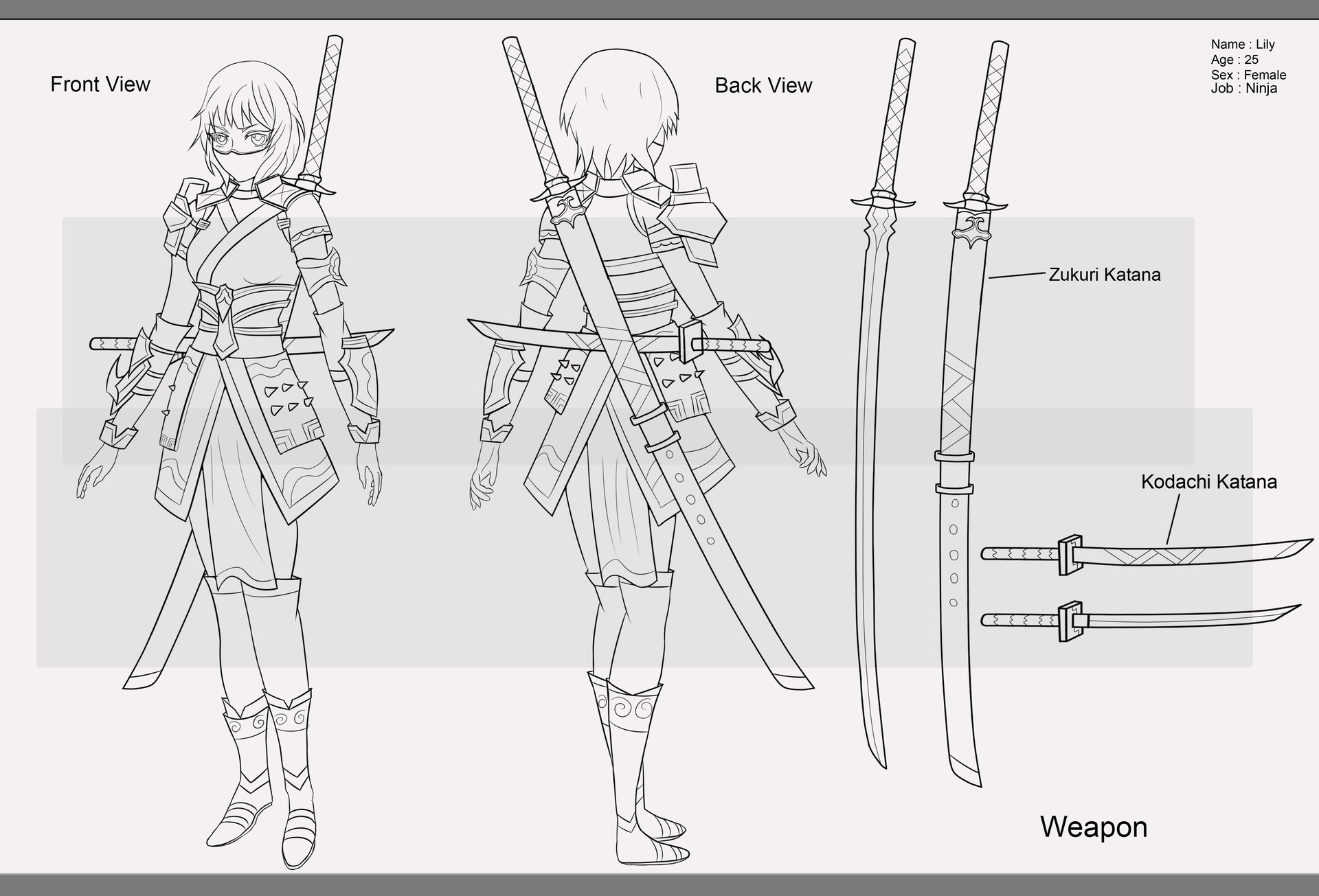 ArtStation - Character Design - Ninja