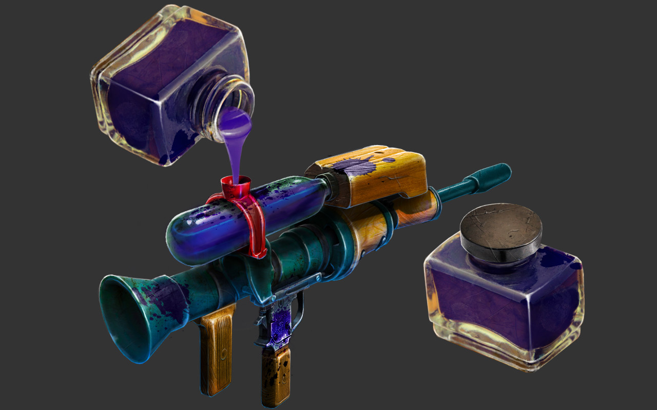 ArtStation - ink gun