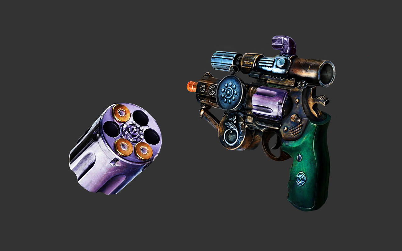 ArtStation - steam punk gun