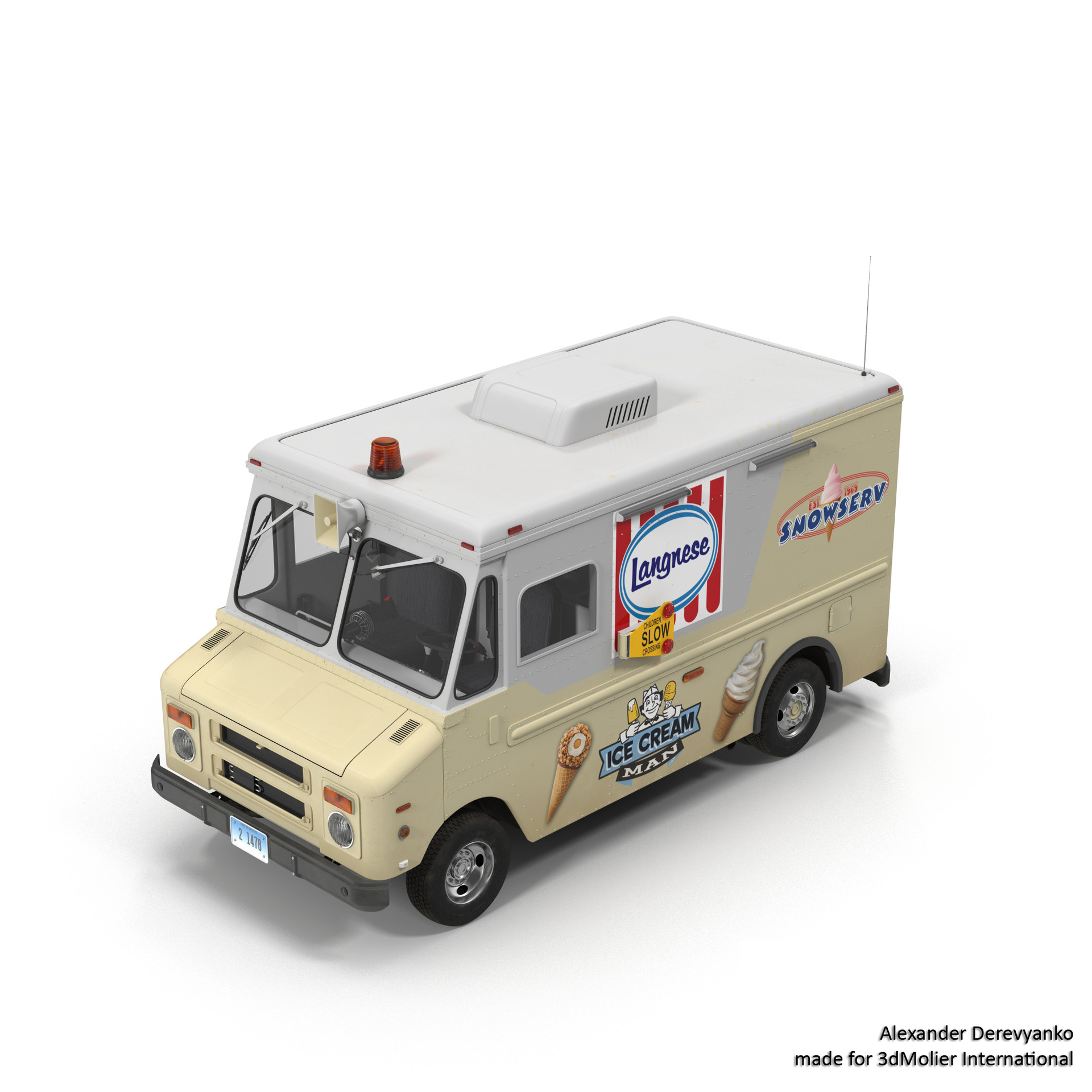 ArtStation - Ice Cream Van