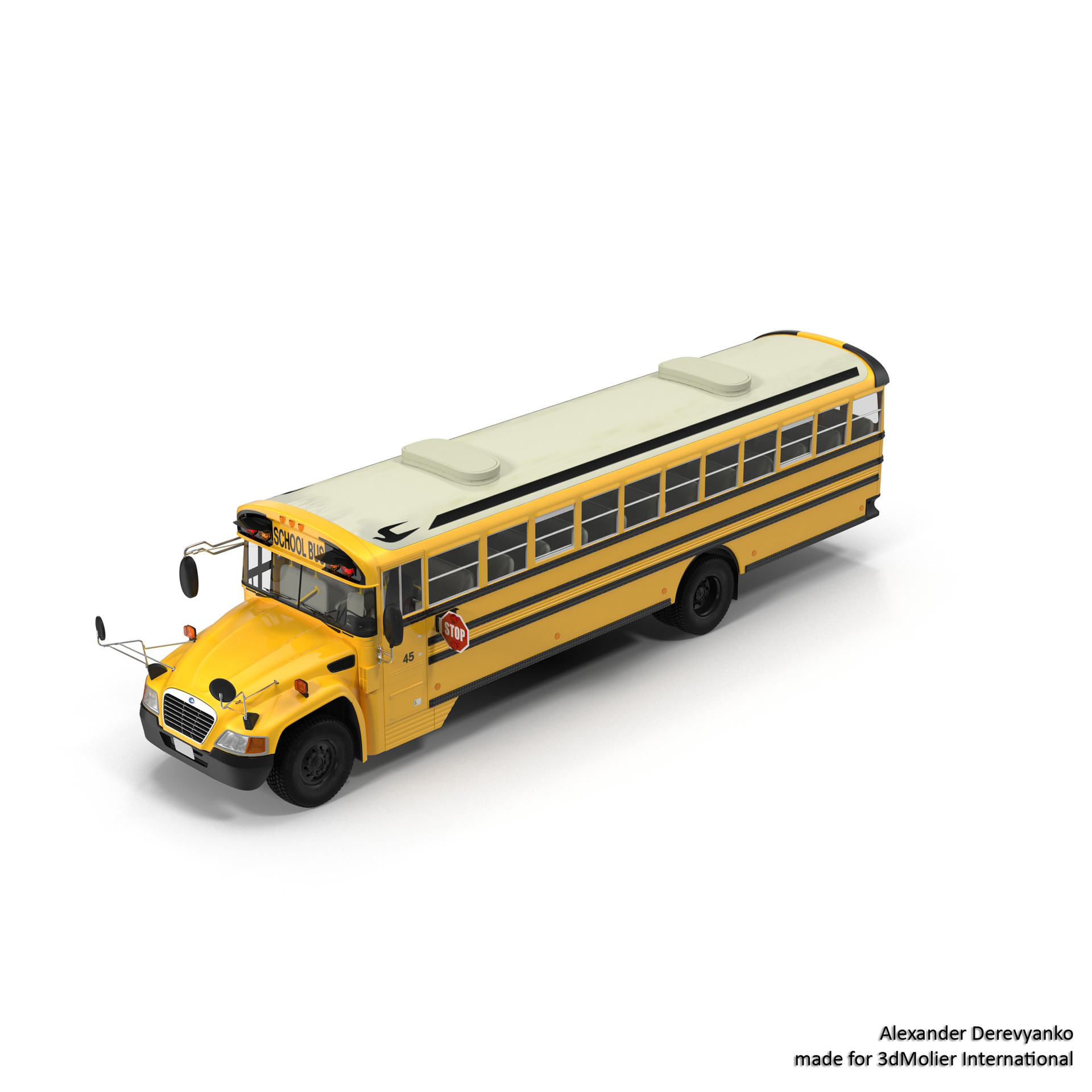 ArtStation - School Bus