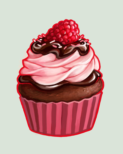 ArtStation - Cupcake - Speed painting