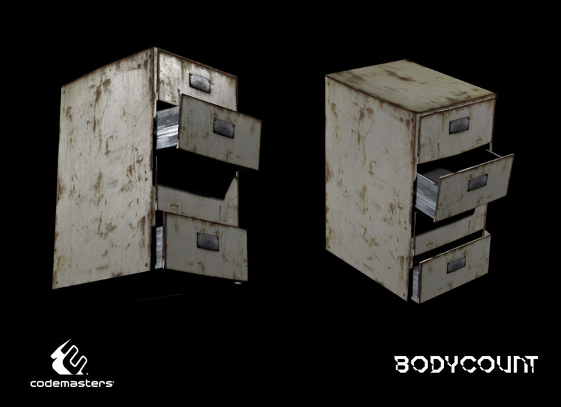 ArtStation - Bodycount: filing cabinet