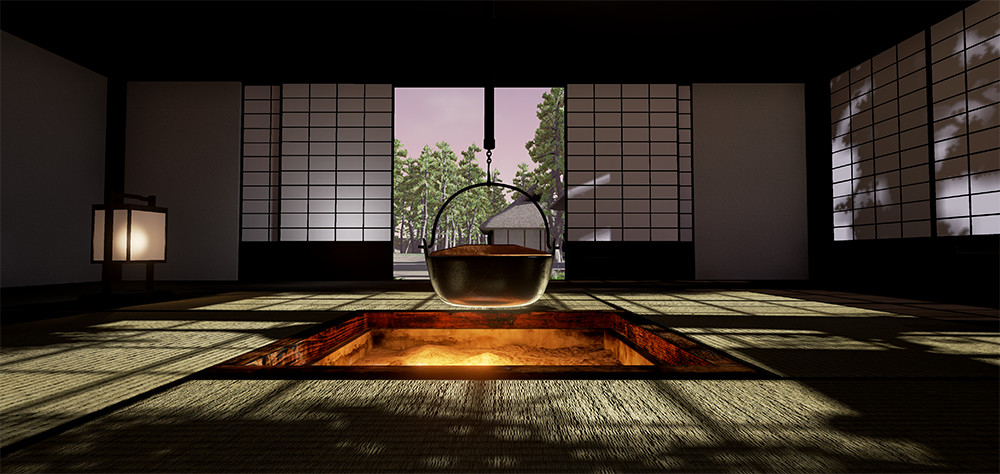 ArtStation - Environment: Japanese Hearth