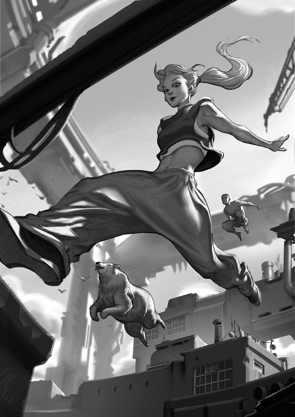 ArtStation - Comp sketch 3/ Traceurs