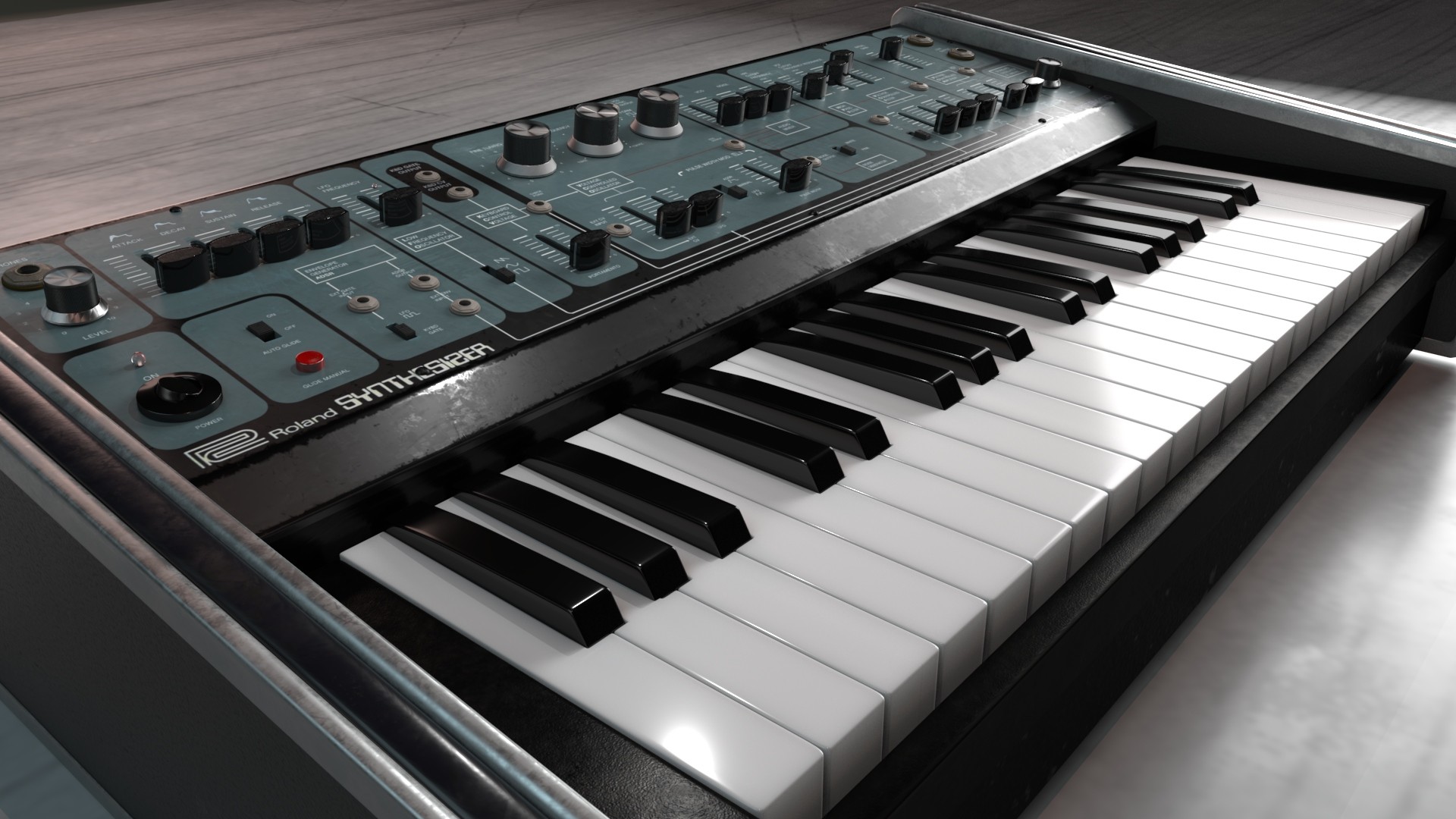ArtStation - Synthesizer "Roland System 100"
