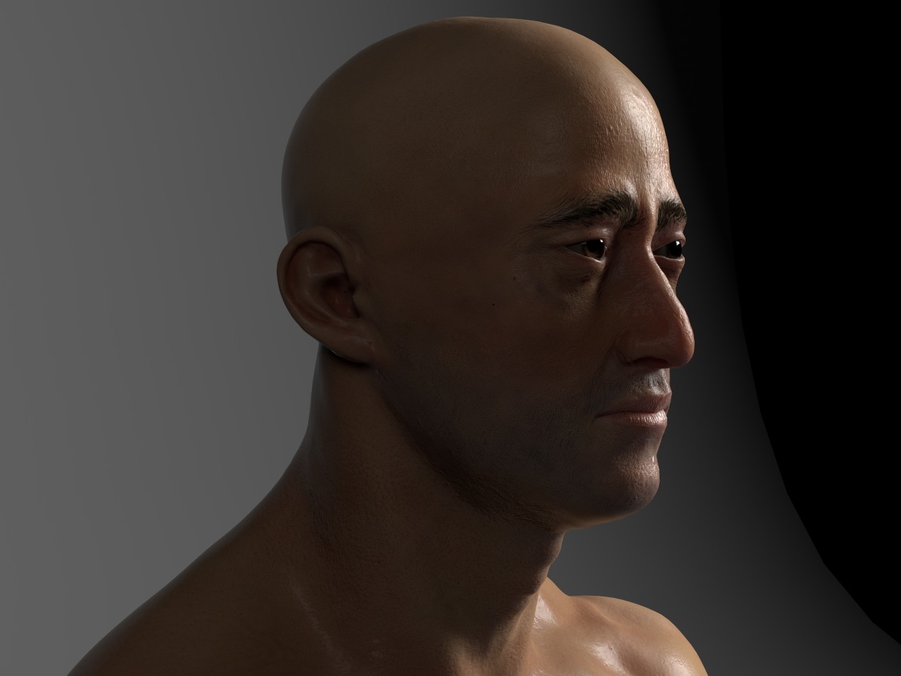 ArtStation - Male head