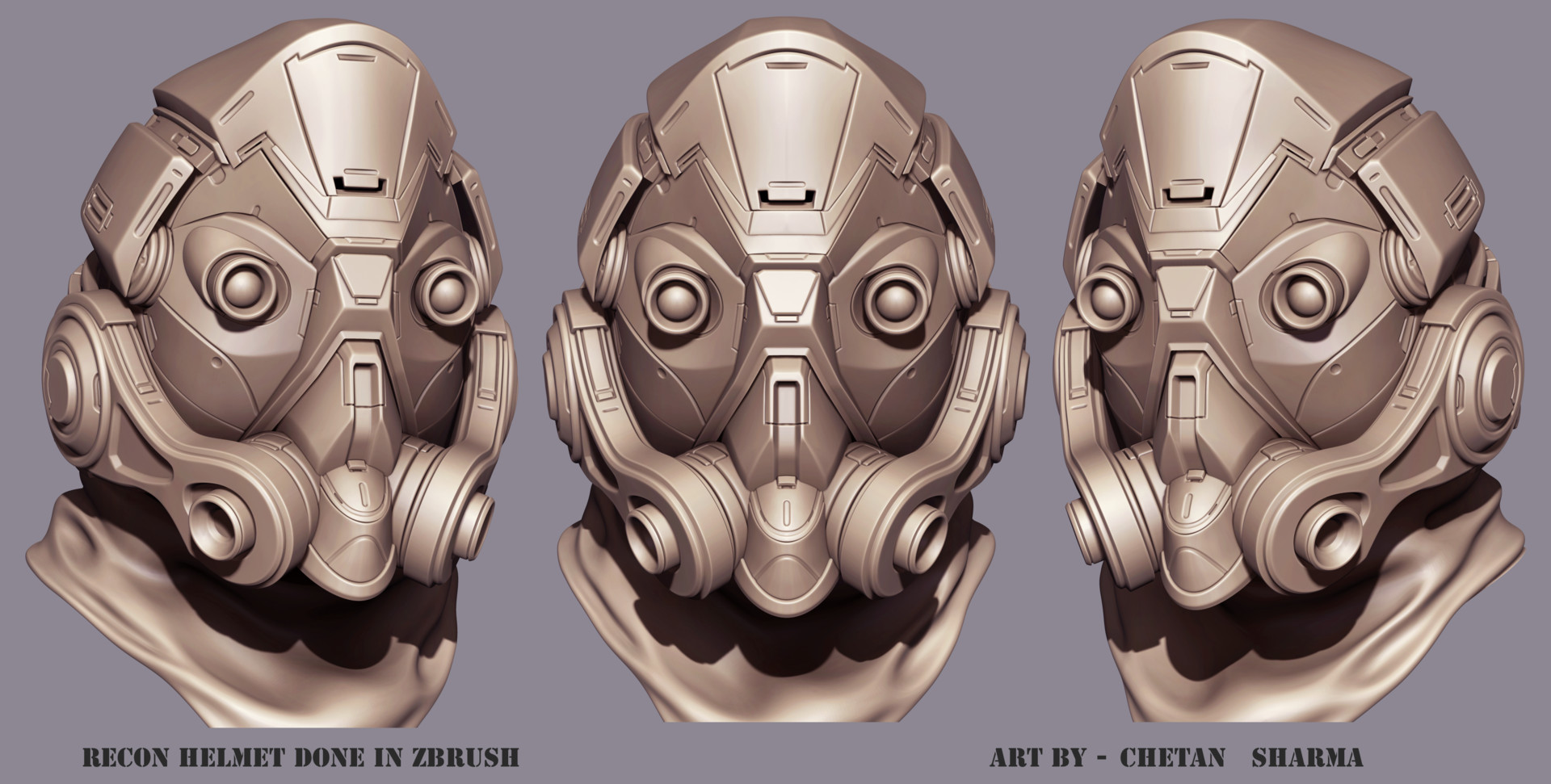 ArtStation - Recon Helmet