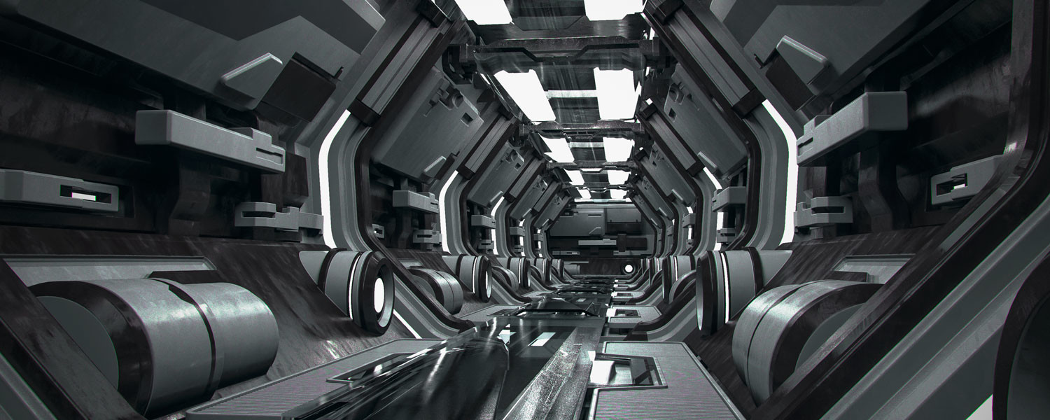 ArtStation - Sci-fi corridor 2