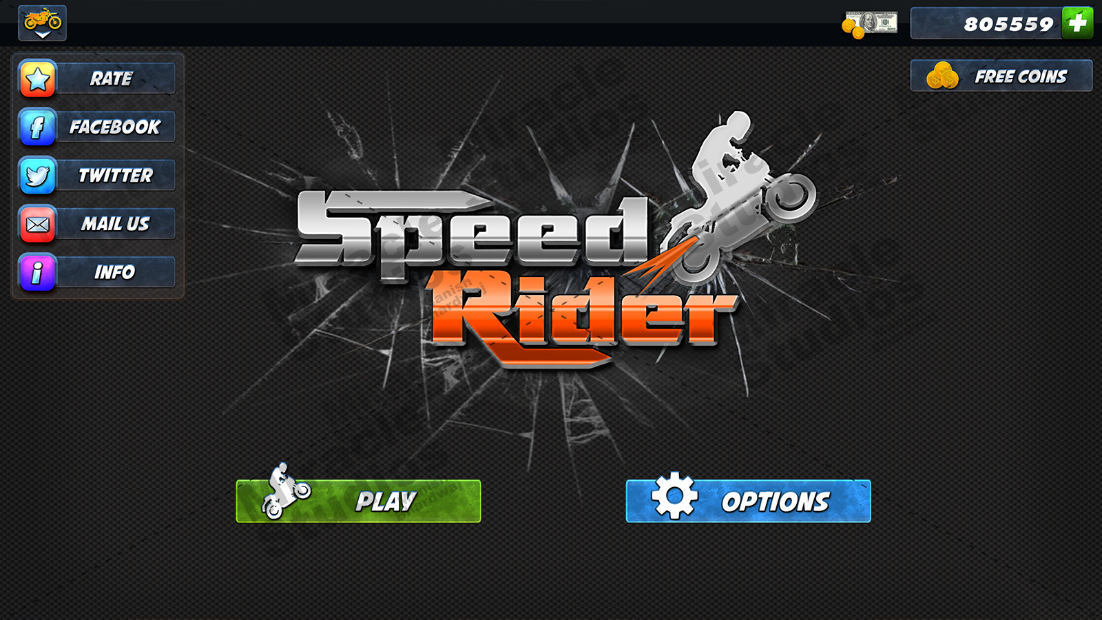 ArtStation - Speed Rider GUI