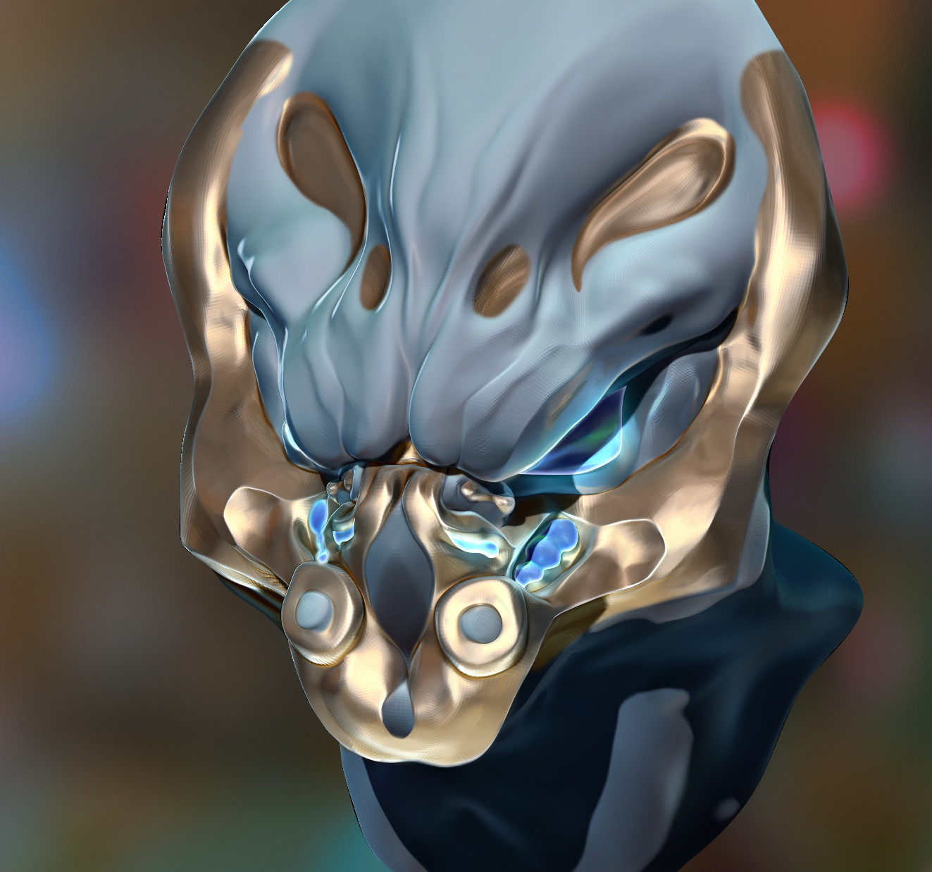 ArtStation - Alien combat mask