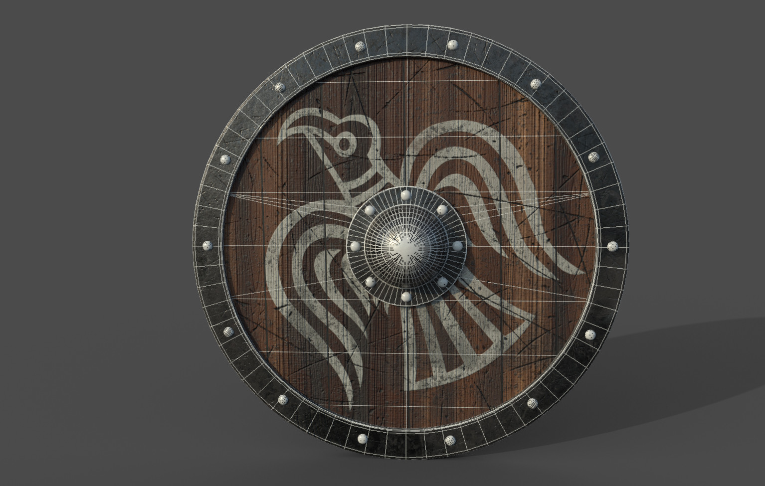 viking shield background