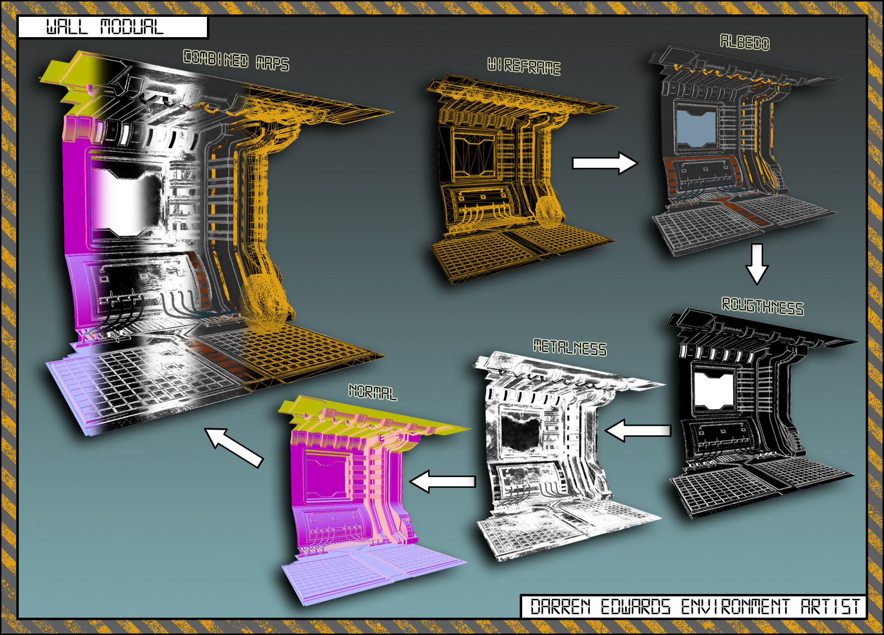 Darren Edwards - Sci-Fi corridor UE4 Experiment