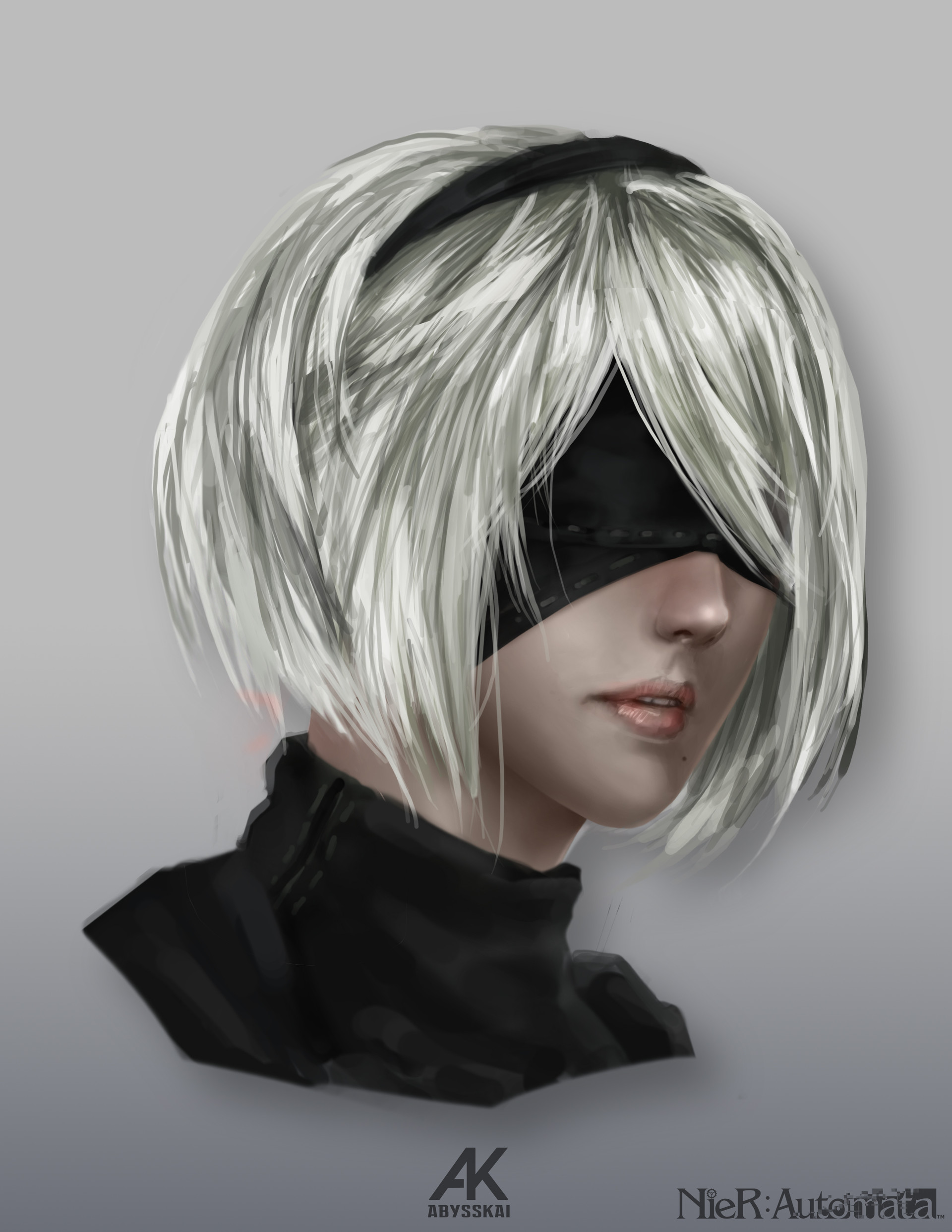 ArtStation - 2B (Nier: Automata) Practice fanart