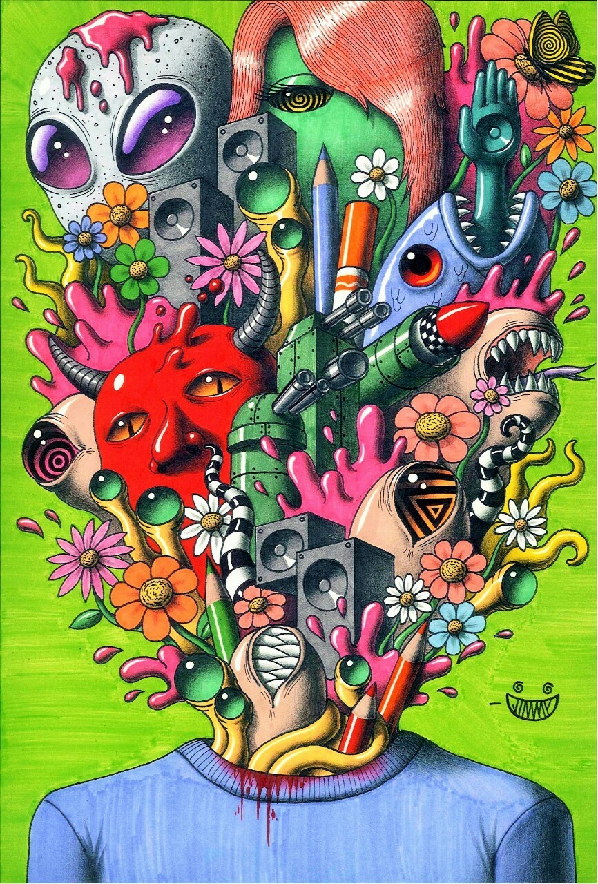 ArtStation - The Girl and The Alien