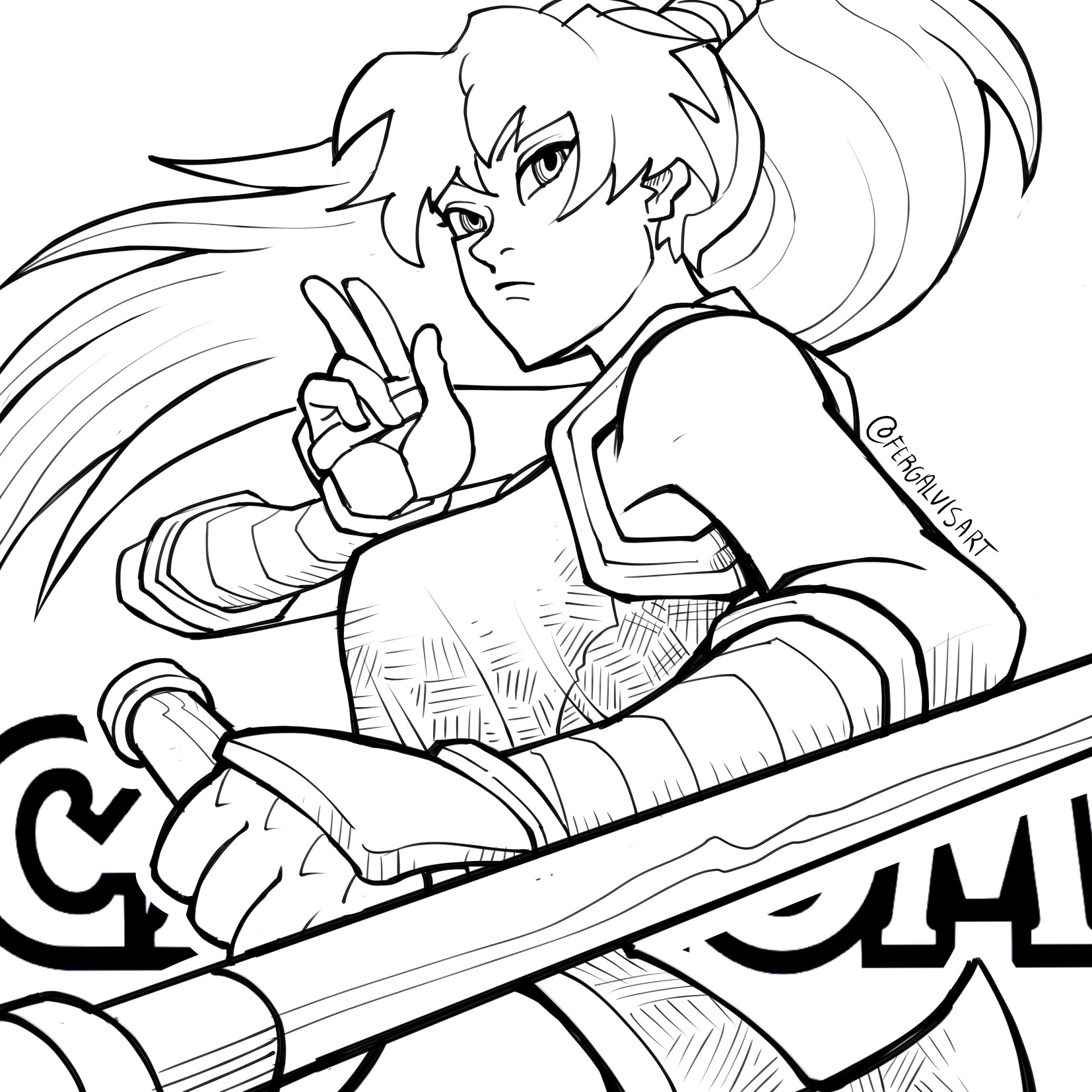 ArtStation - sketch capcom vs snk: Maki