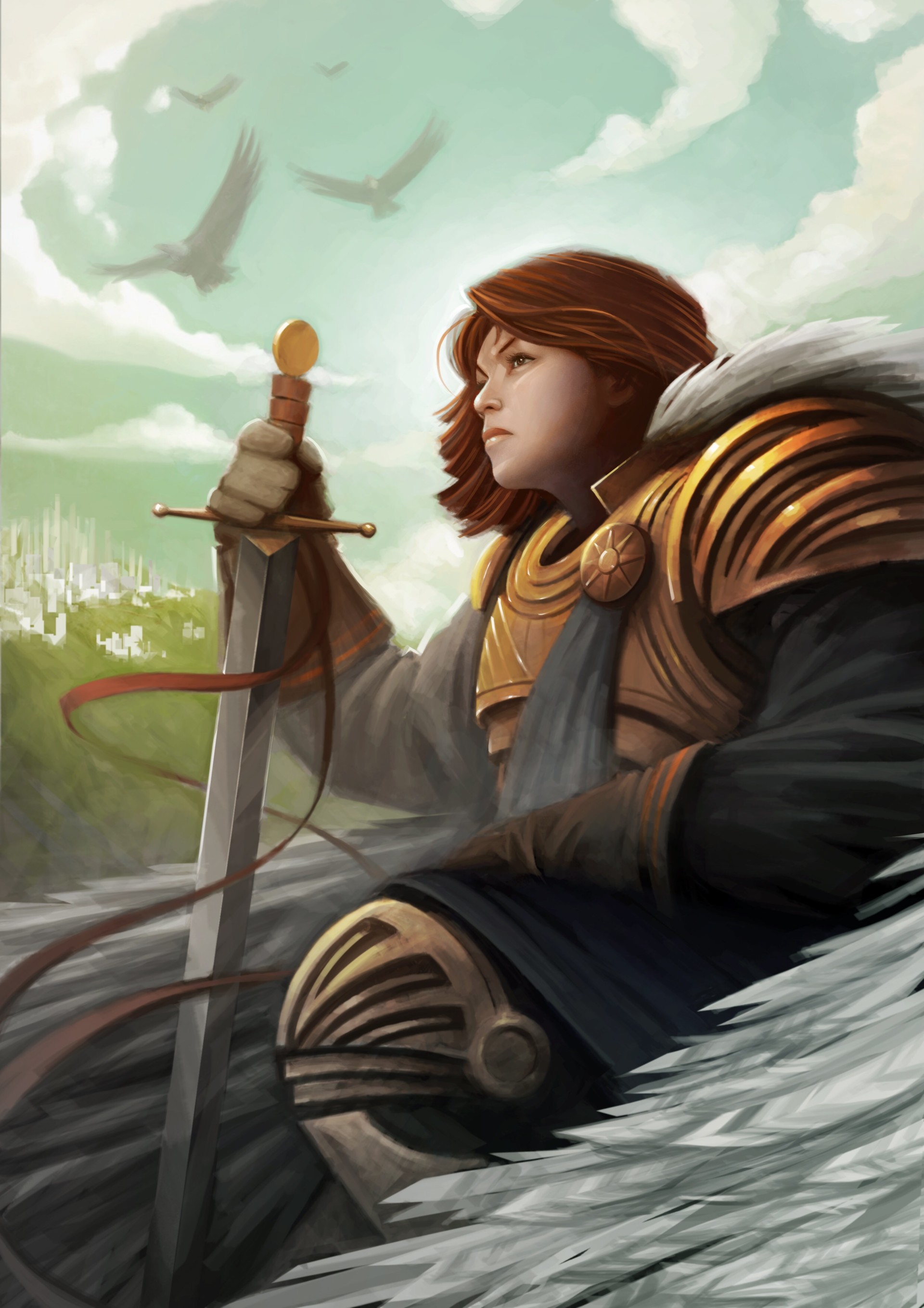 ArtStation - Eagle knight