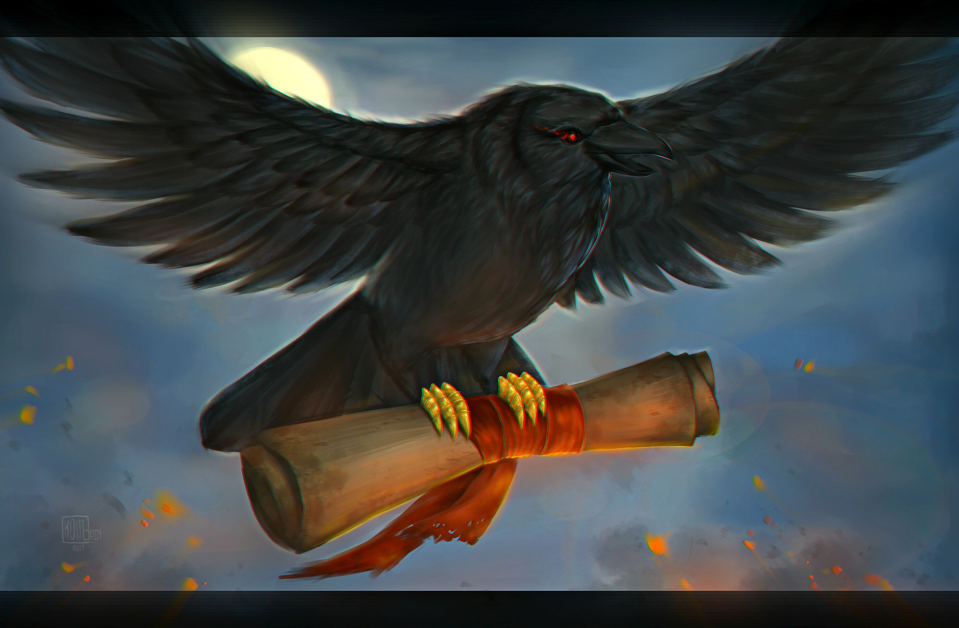 ArtStation - Odin's raiven