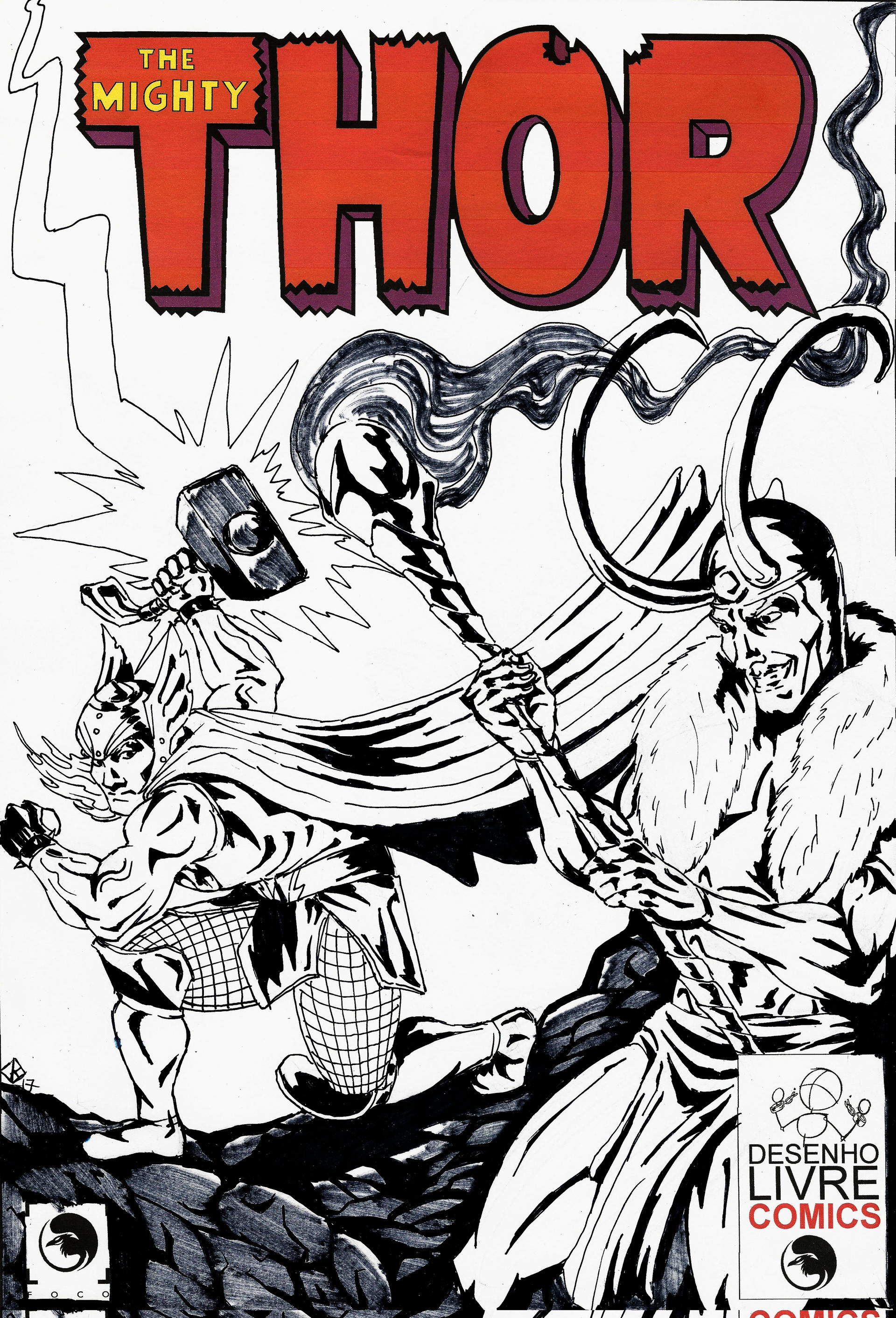 thor kills loki comic