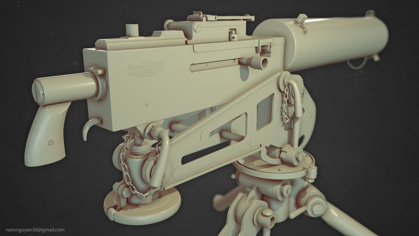 Nam ‎Nguyen - M1917 Browning Machine Gun