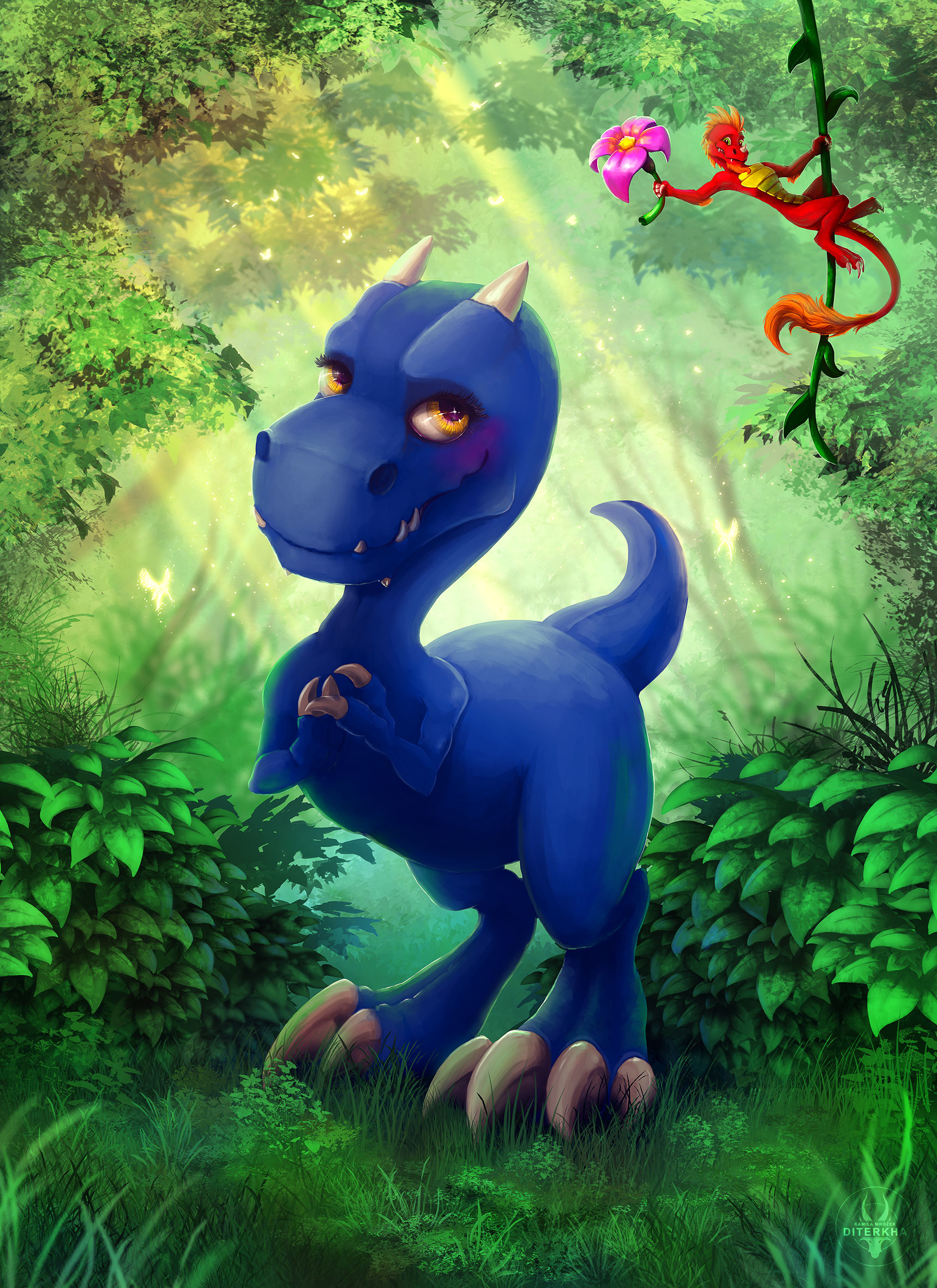 ArtStation - Dino Lady