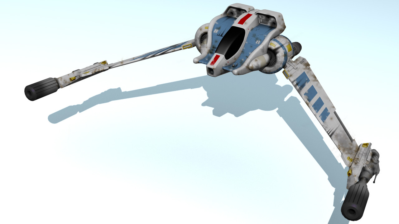 ArtStation - V-Wing Texture Job