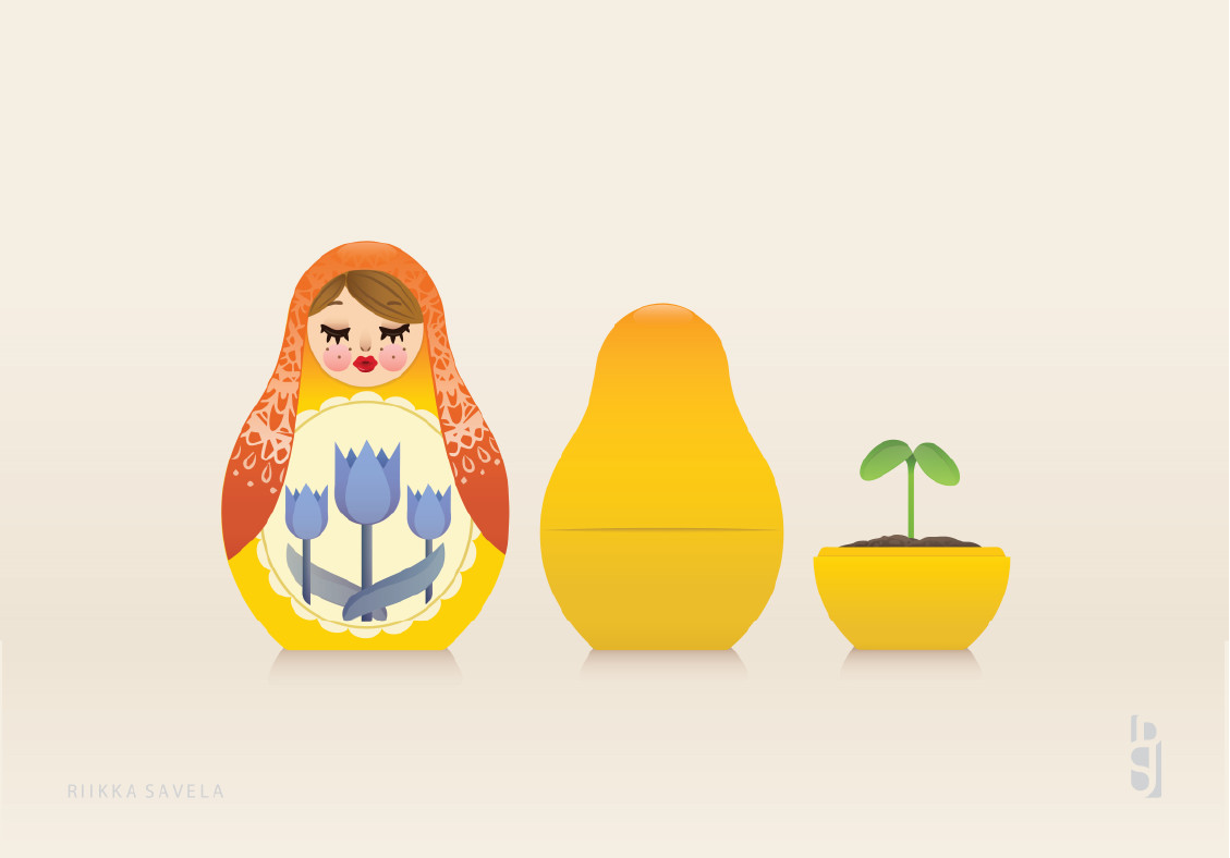 ArtStation - Sleepy nesting doll