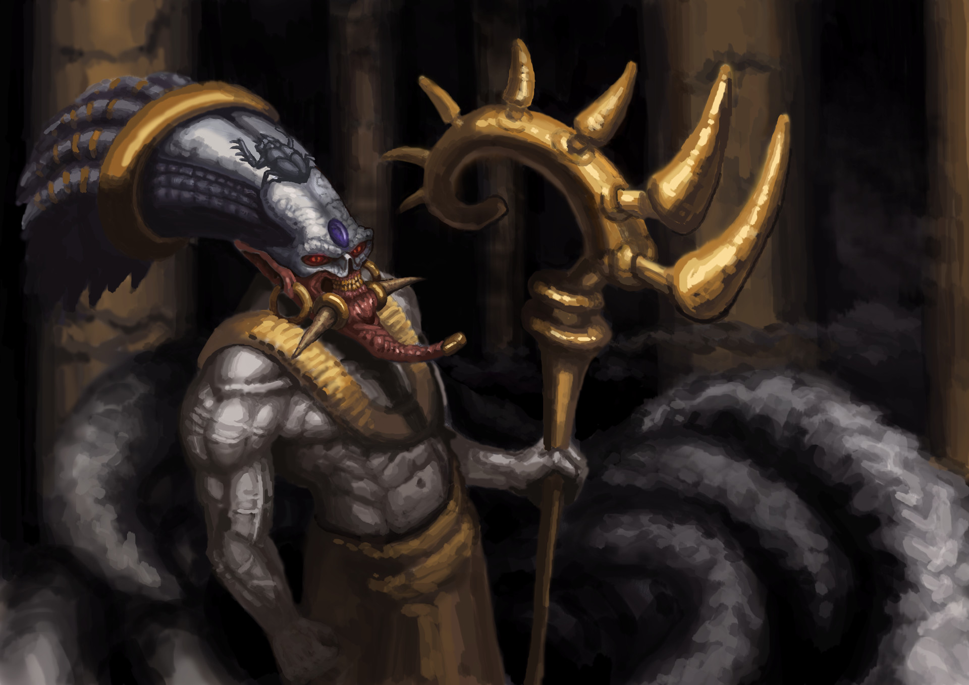 ArtStation - Egyptian Death God