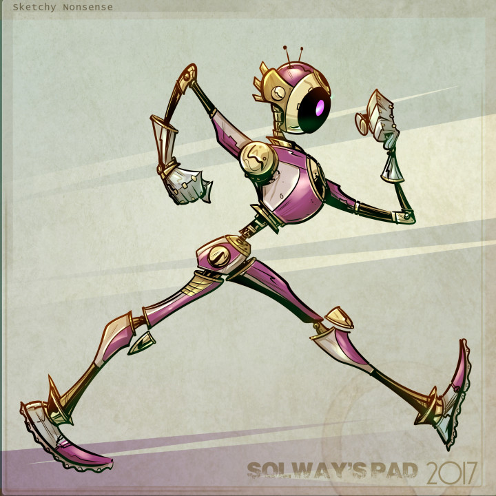 ArtStation - Marching robot