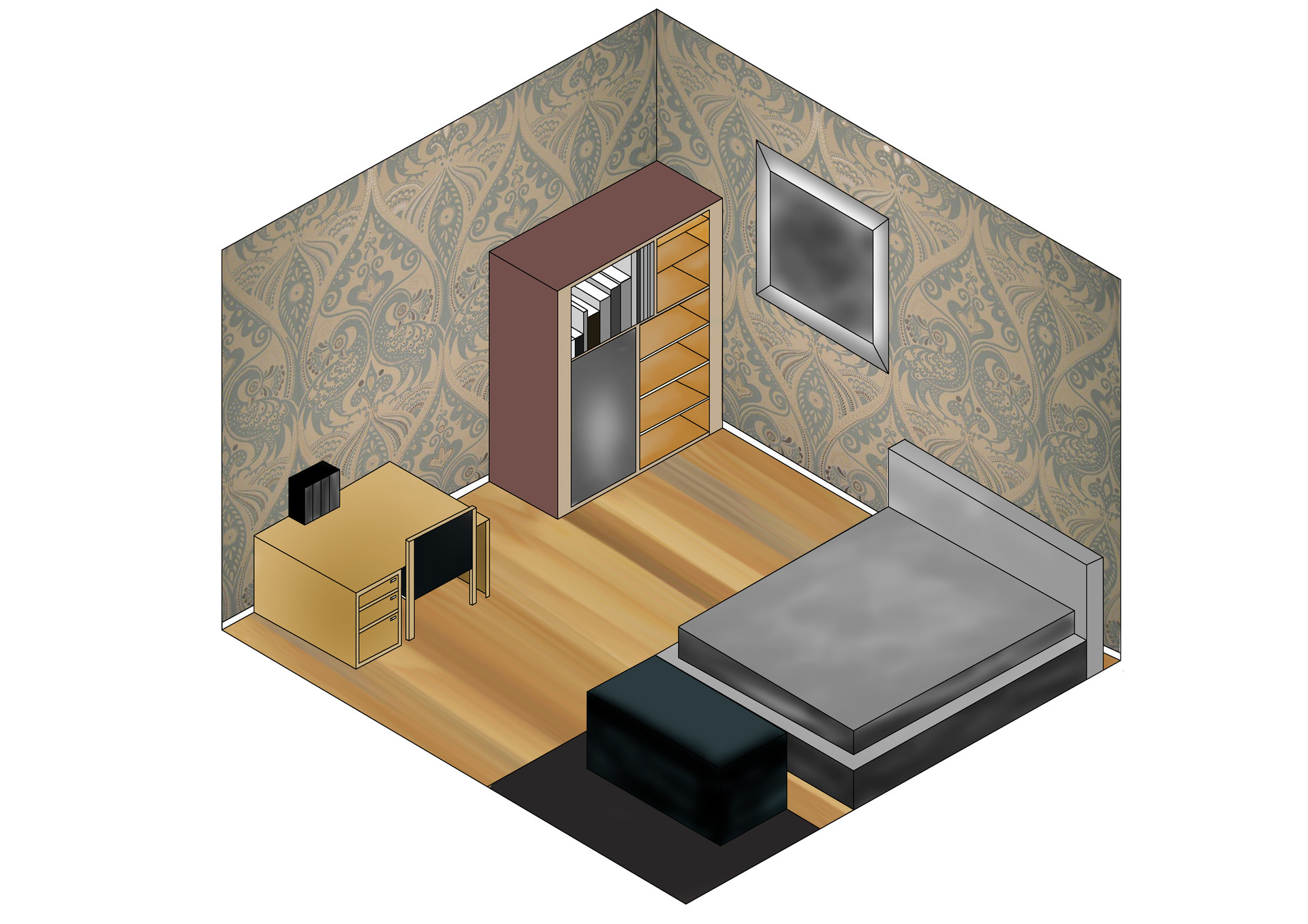 ArtStation - 2D Room