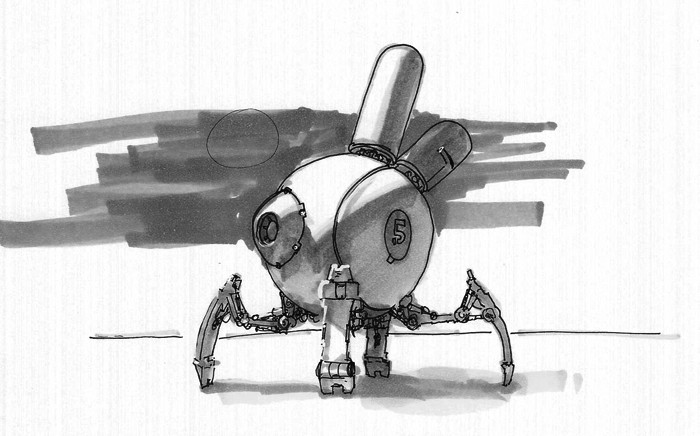 ArtStation - Robots quick sketches