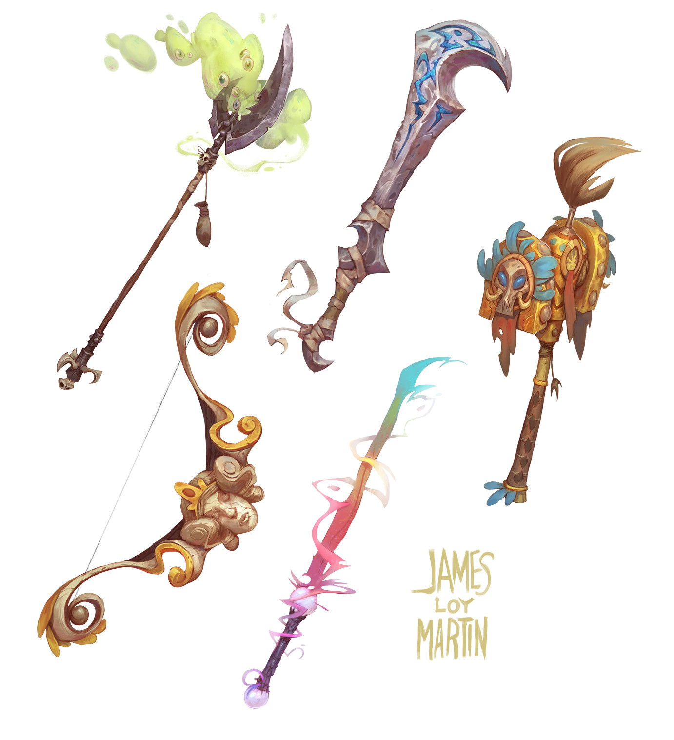 ArtStation - Some Weapons