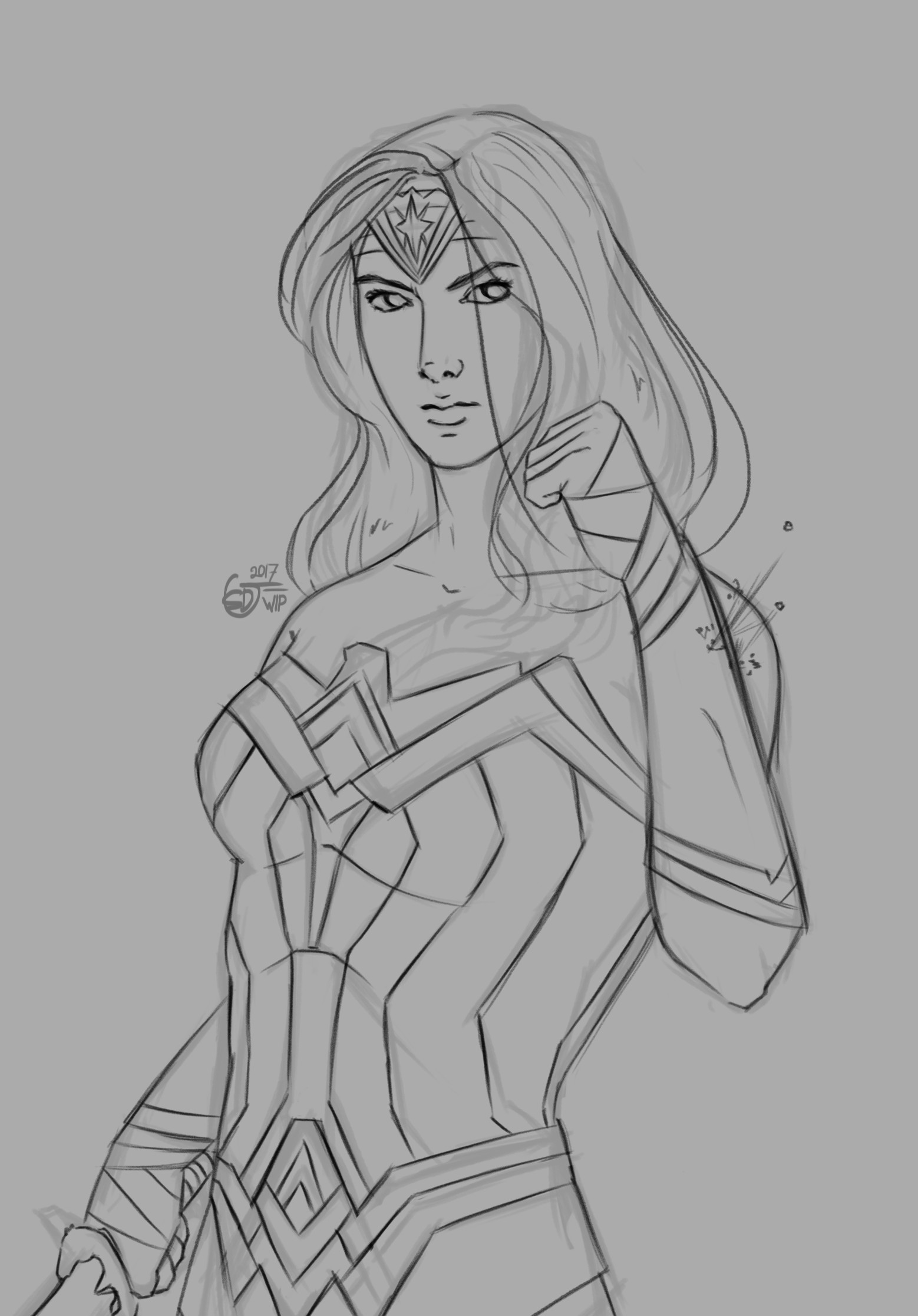 wonder woman coloring pages 2017