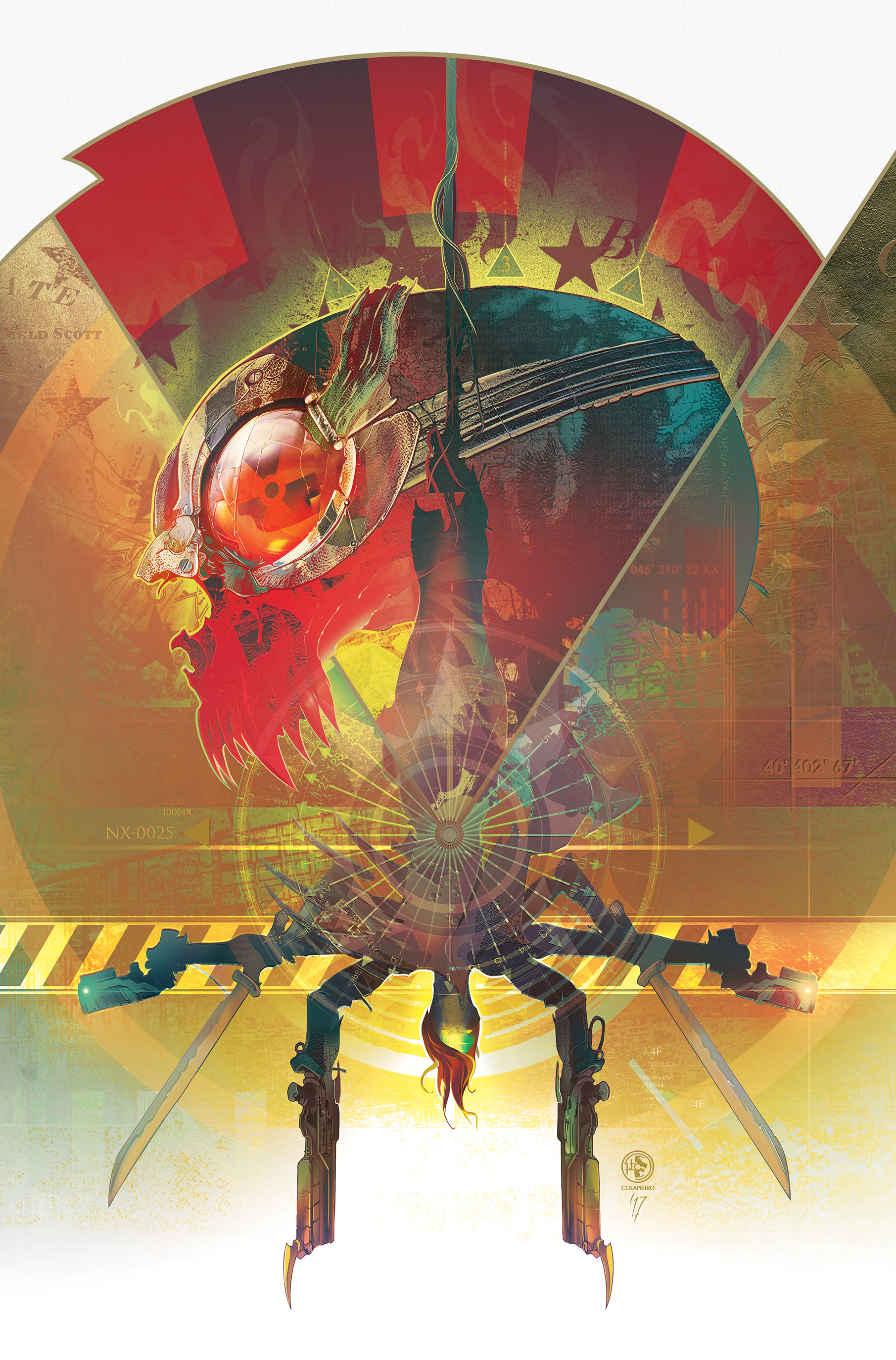 ArtStation - @Zenescope cover for the new series "COURIER" - STEP BY STEP