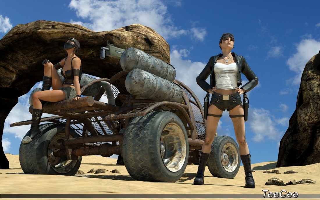 ArtStation - Desert outlaws